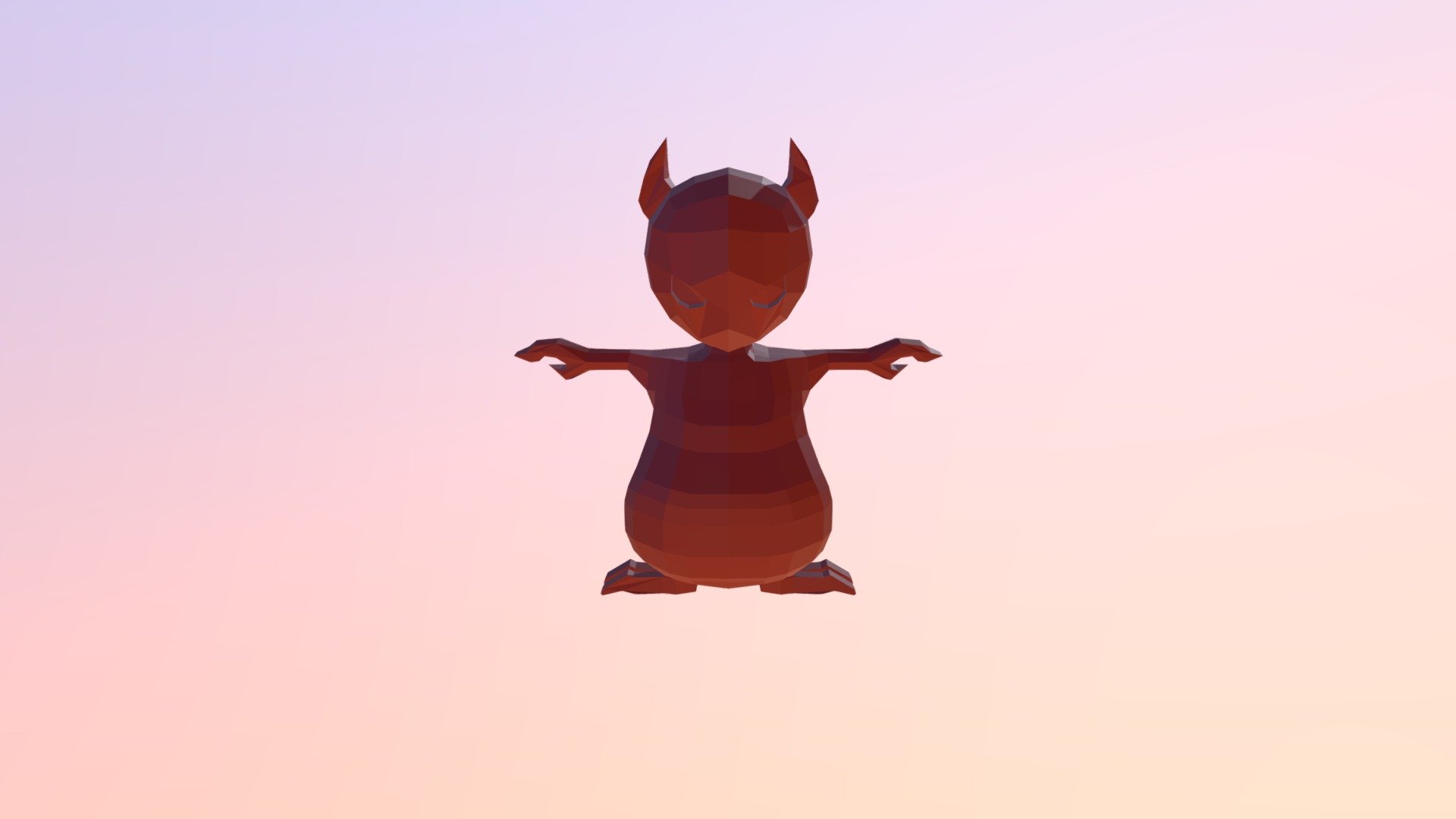 Chibi Devil 2.0 - 3D model by Gabrielle Hollaender (@gabrielle ...