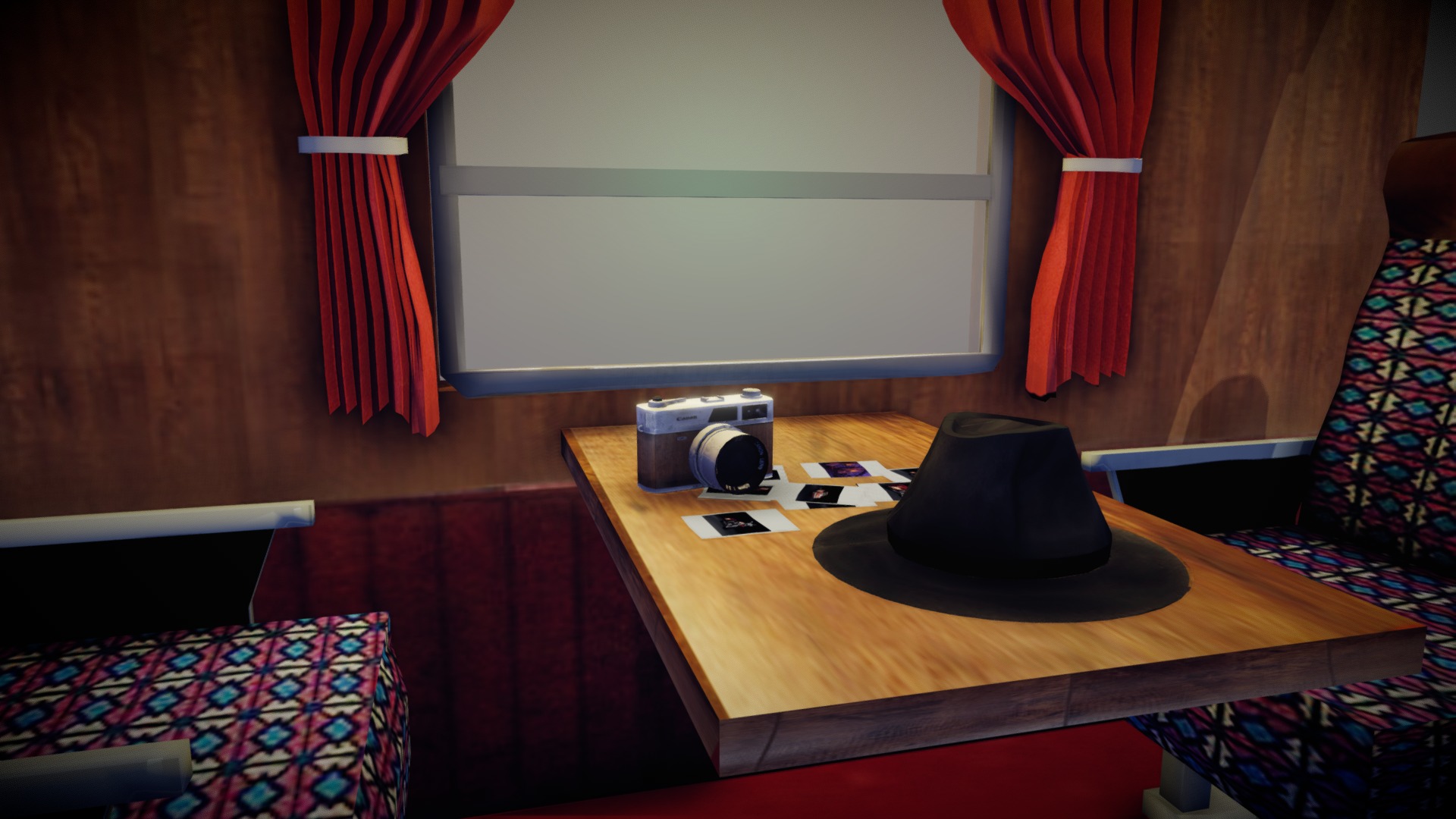 " Late Night on The Train " - 3D model by A J E TI A R T S (@QARTS ...