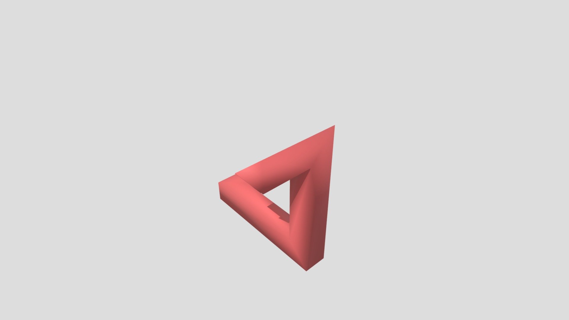 final impossible triangle - 3D model by luyuhao [c928713] - Sketchfab