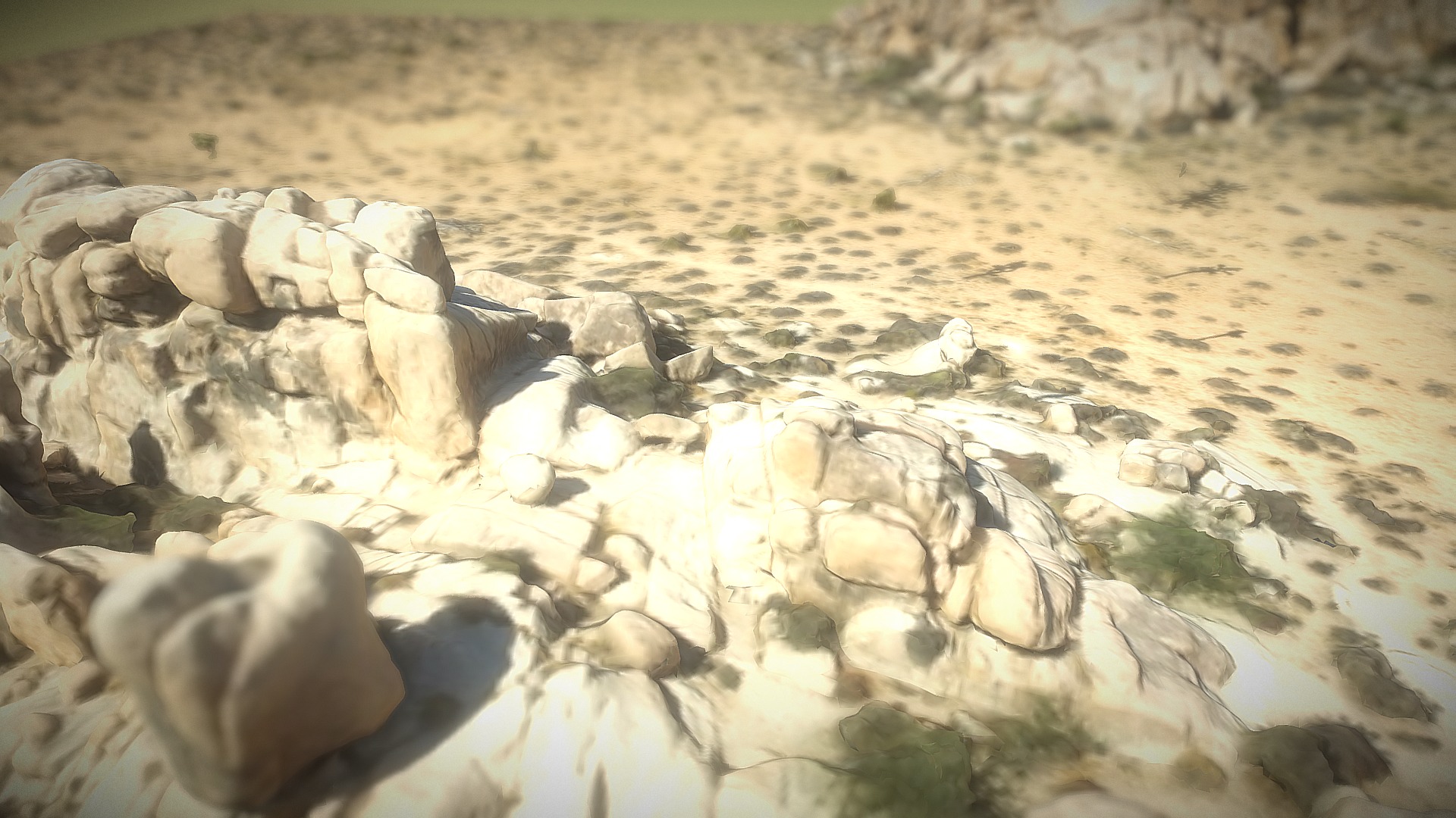 Joshua Tree Desert drone test 1 - - Download Free 3D model by ...