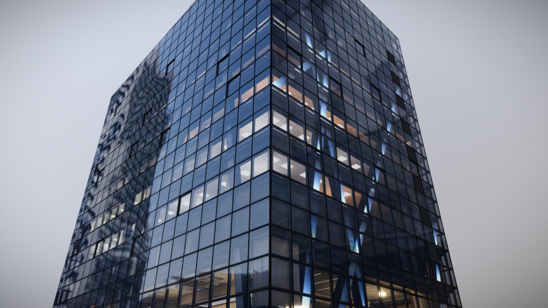 Tokyo, Nomura Co. Ltd. Corperate Office Building - Buy Royalty Free 3D ...