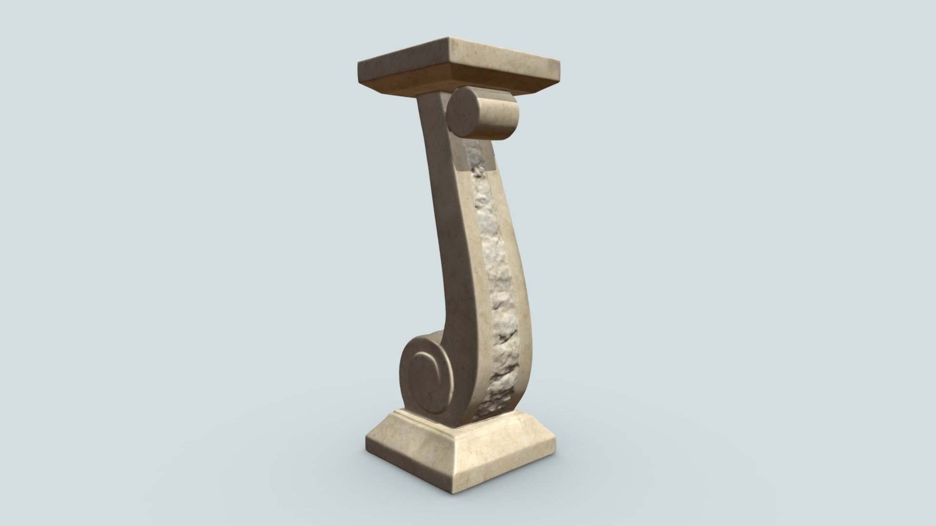 Pillar Stand - 3D Scan - 3D model by White Crow Studios ...