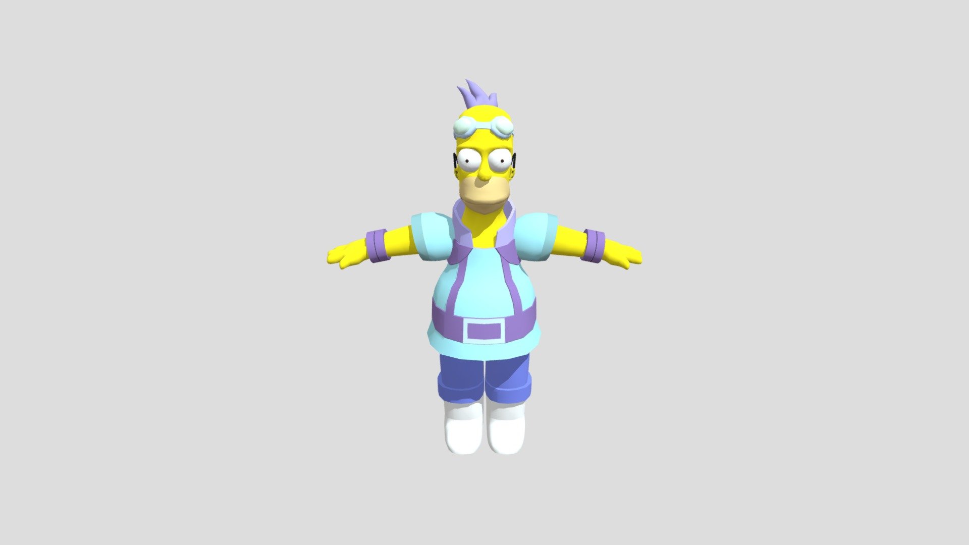 PlayStation 3 - The Simpsons Game - Homer Big Su - 3D model by 567isgun ...