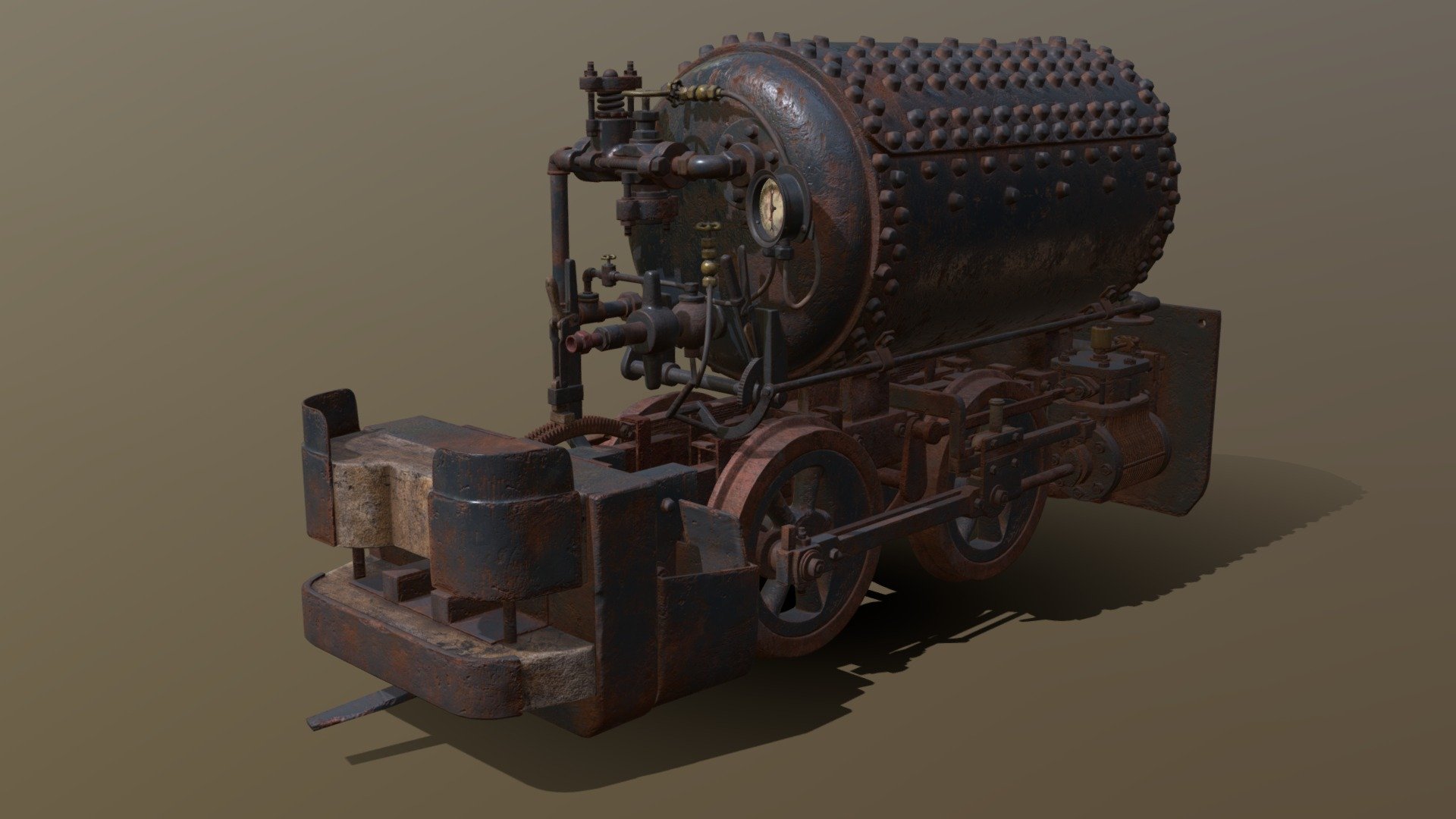 Pneumatic Locomotive - 3D model by Samuli Lautjärvi (@smuli) [c92c632 ...