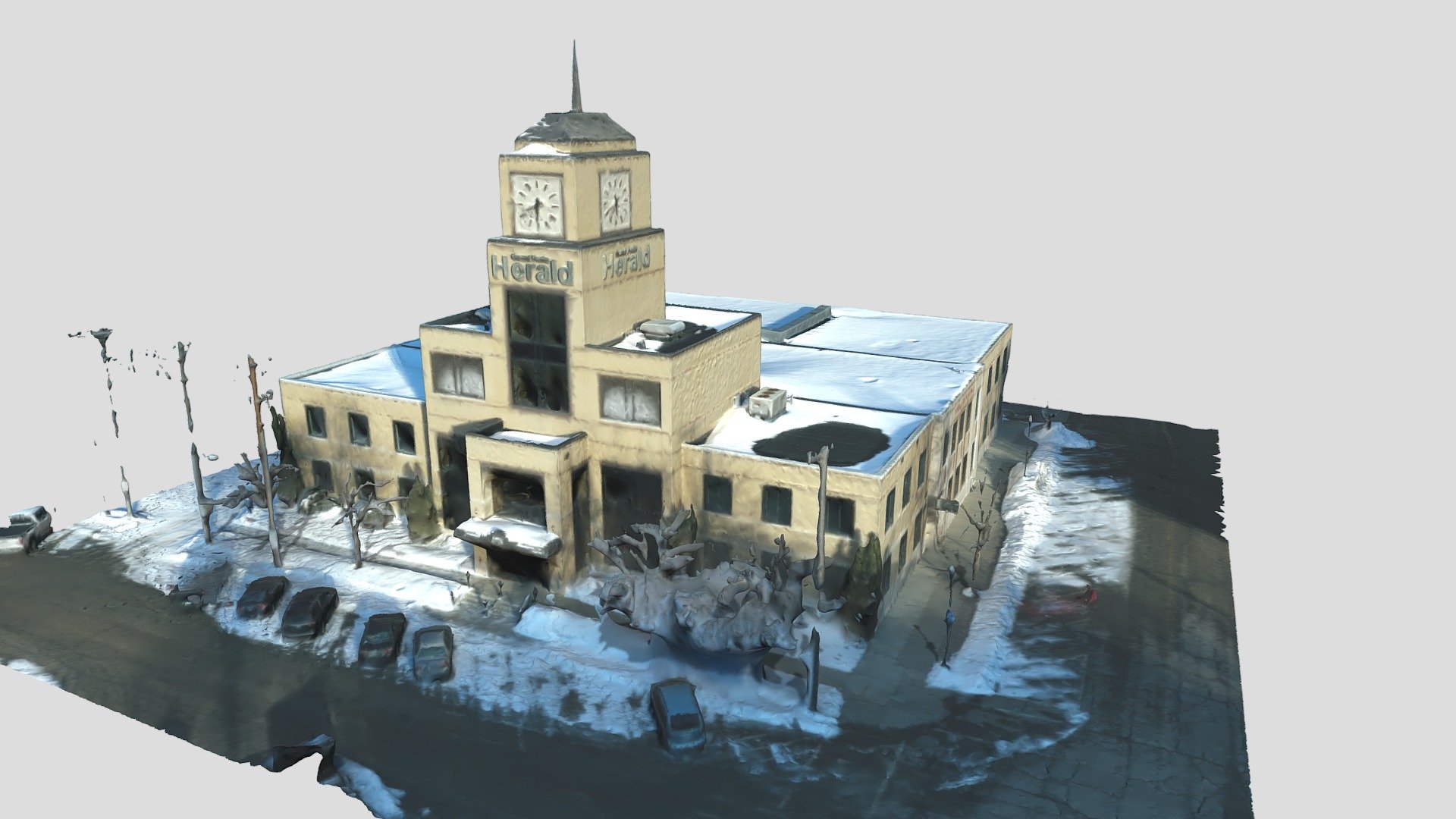 Grand Forks Herald Buildig - 3D model by Fuller Aerial Imaging ...
