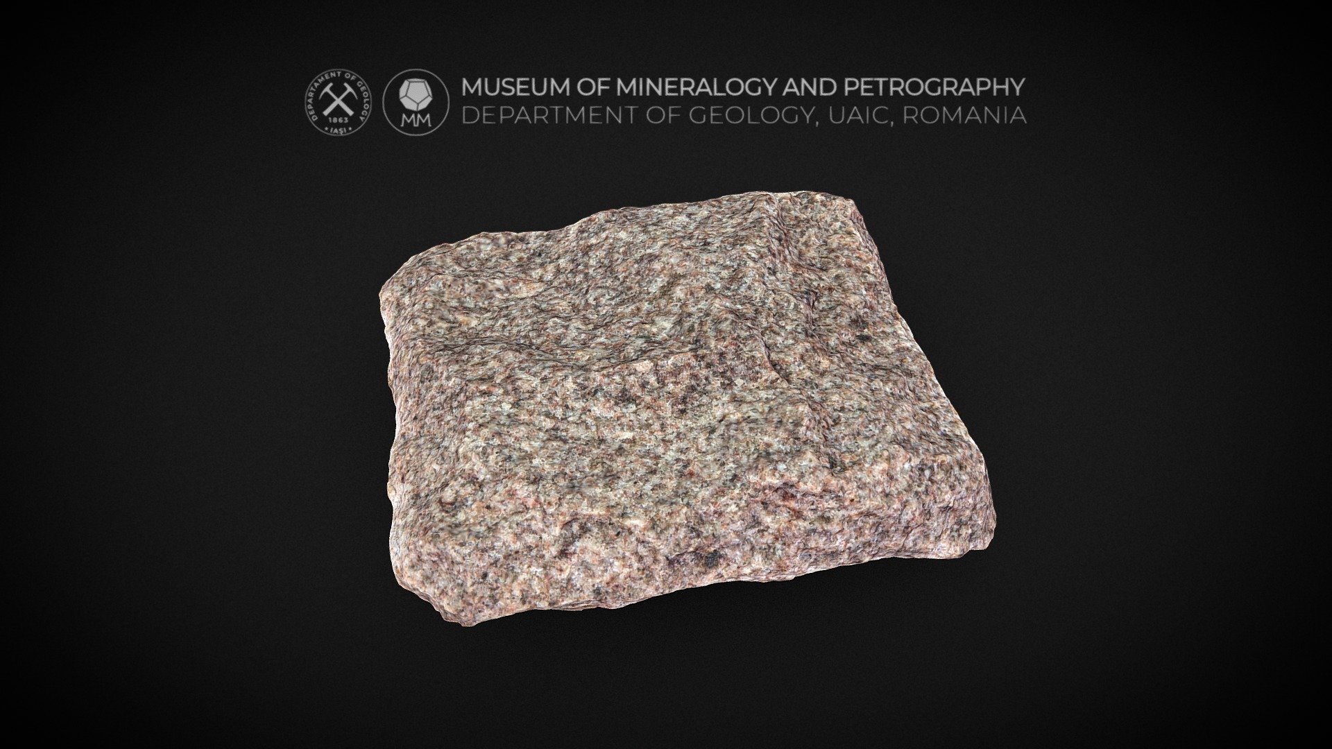 Microgranular Alkali-feldspar Granite - 3D model by Museum of ...