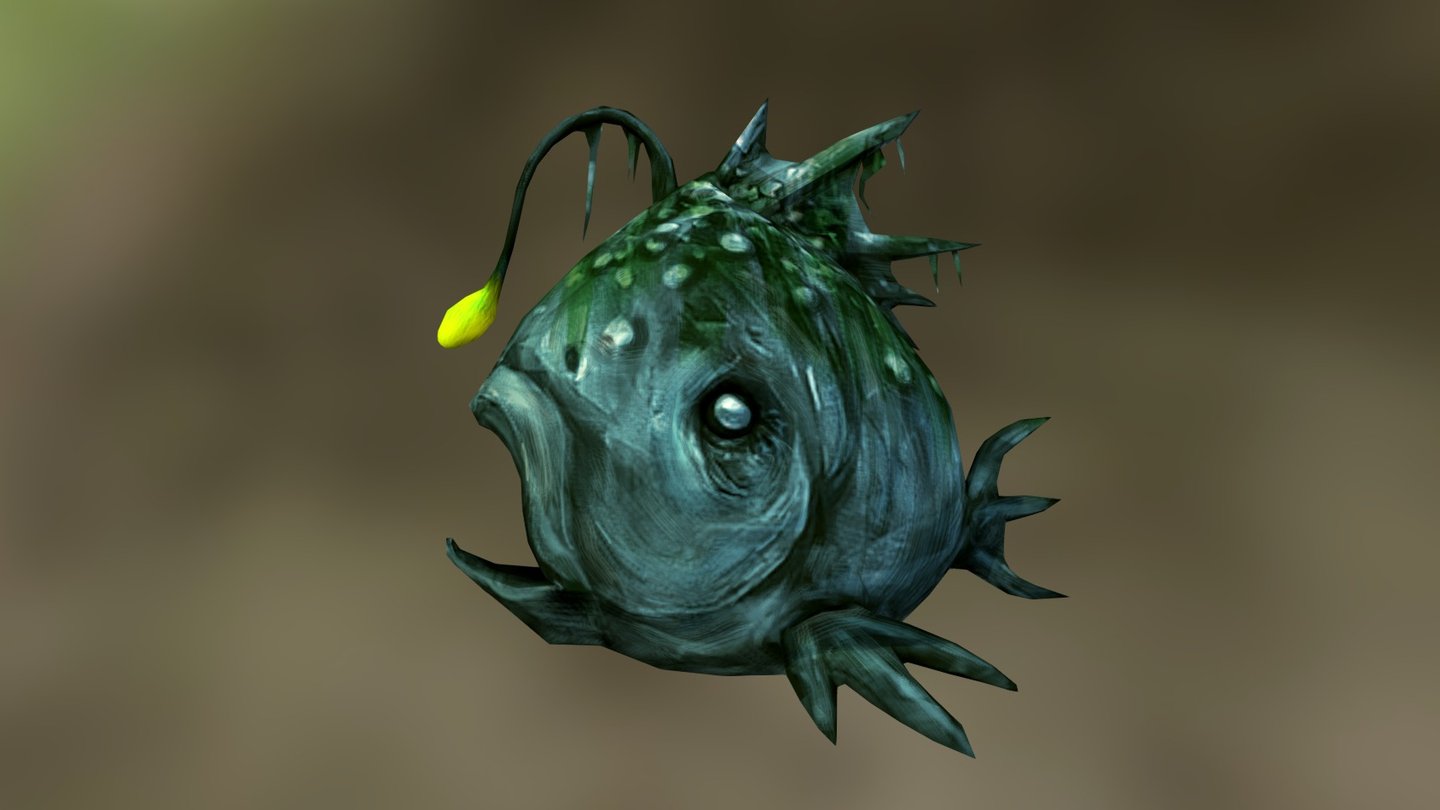 Angler Fish - 3D model by owlandfoxgames (@owlandfox) [c92db78] - Sketchfab
