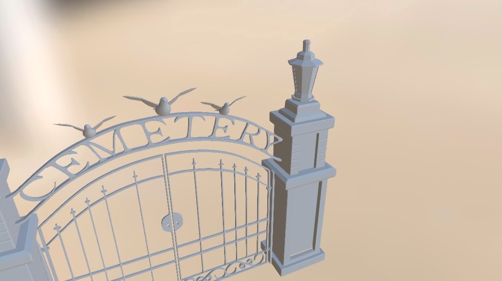 Cemetery - 3D model by lucho90 [c92dfb2] - Sketchfab