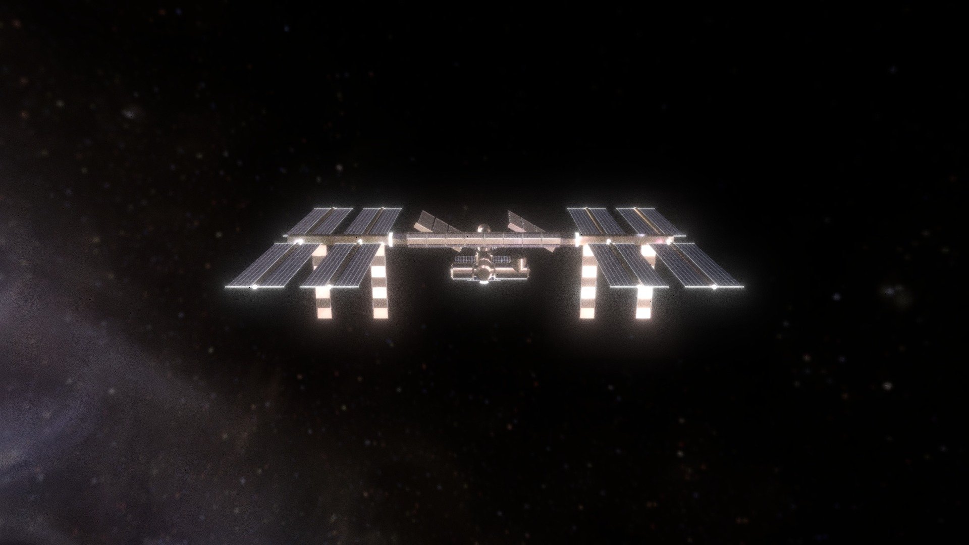 3d Model International Space Station