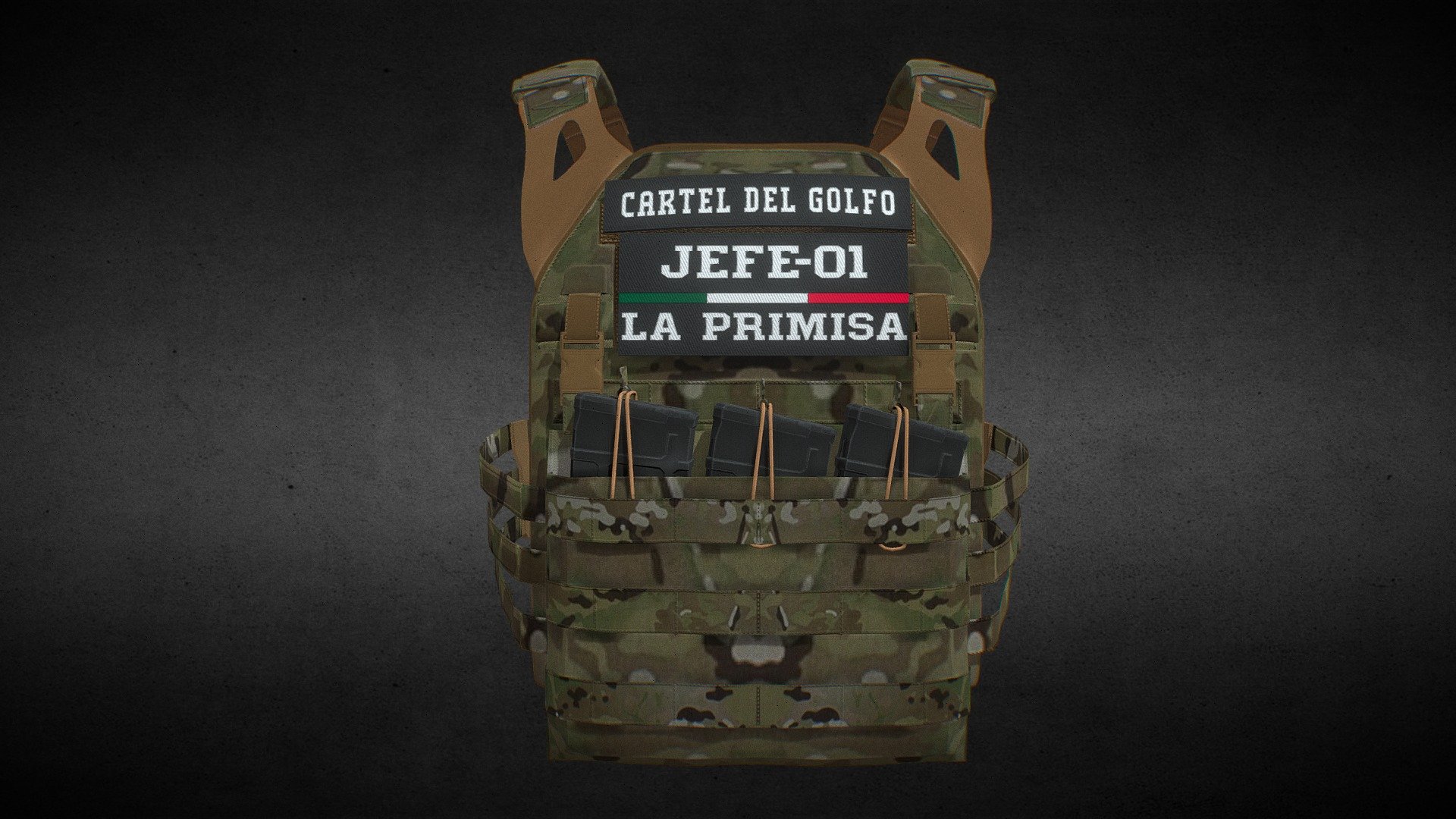 JPC2.0-PRIMISA MEXICO CARTEL Plate carrier - 3D model by Juan pablo ...