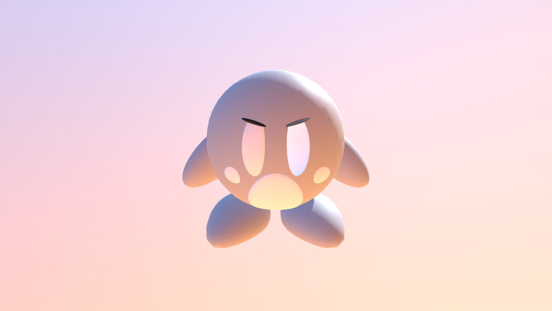 Kirby Angry - 3D model by Aurélien Vion (@Ficher) [c931e61] - Sketchfab