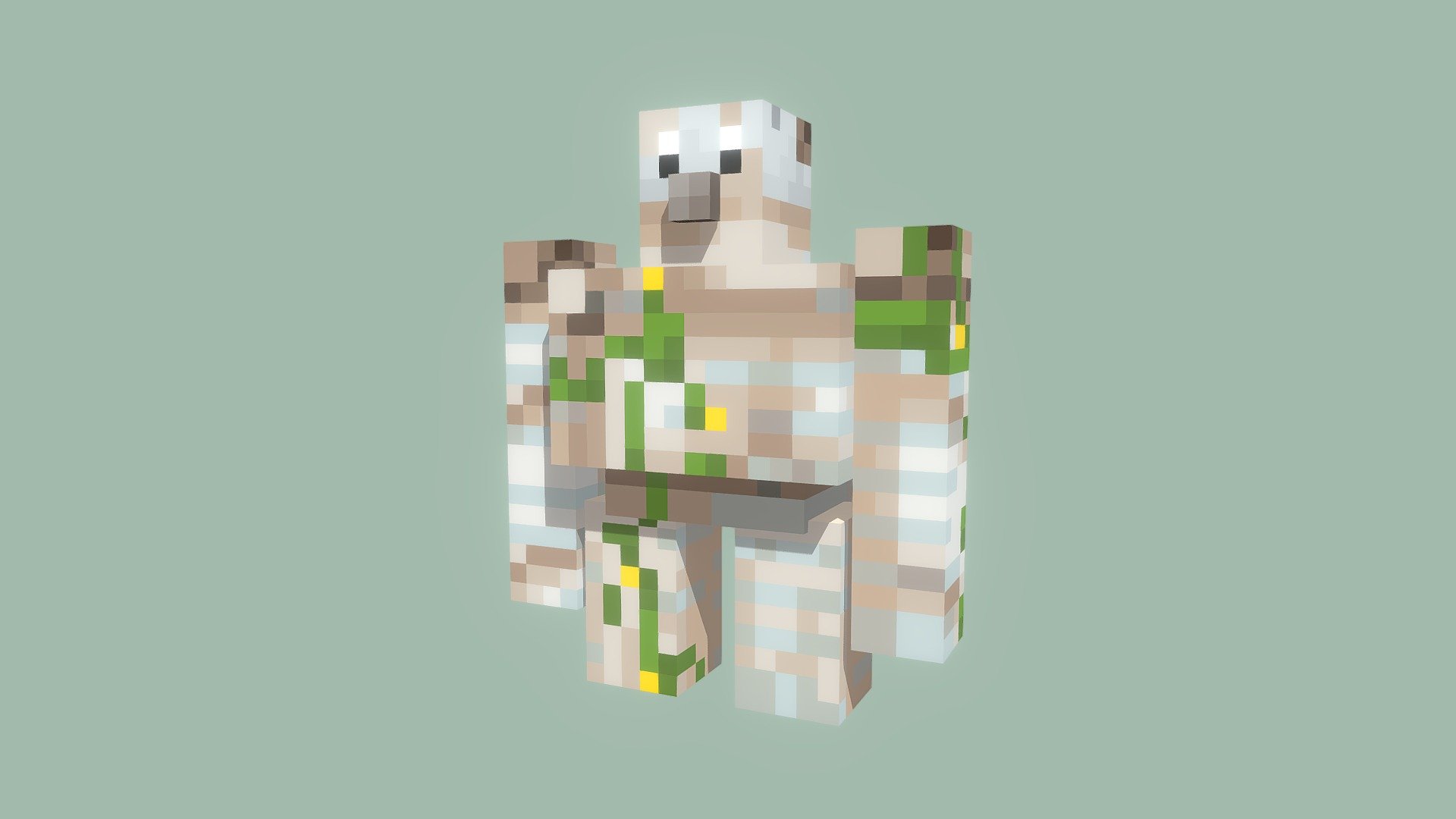 Mini Iron Golem - 3D model by TR1STAN (@TR1STAN_) [c93250a] - Sketchfab