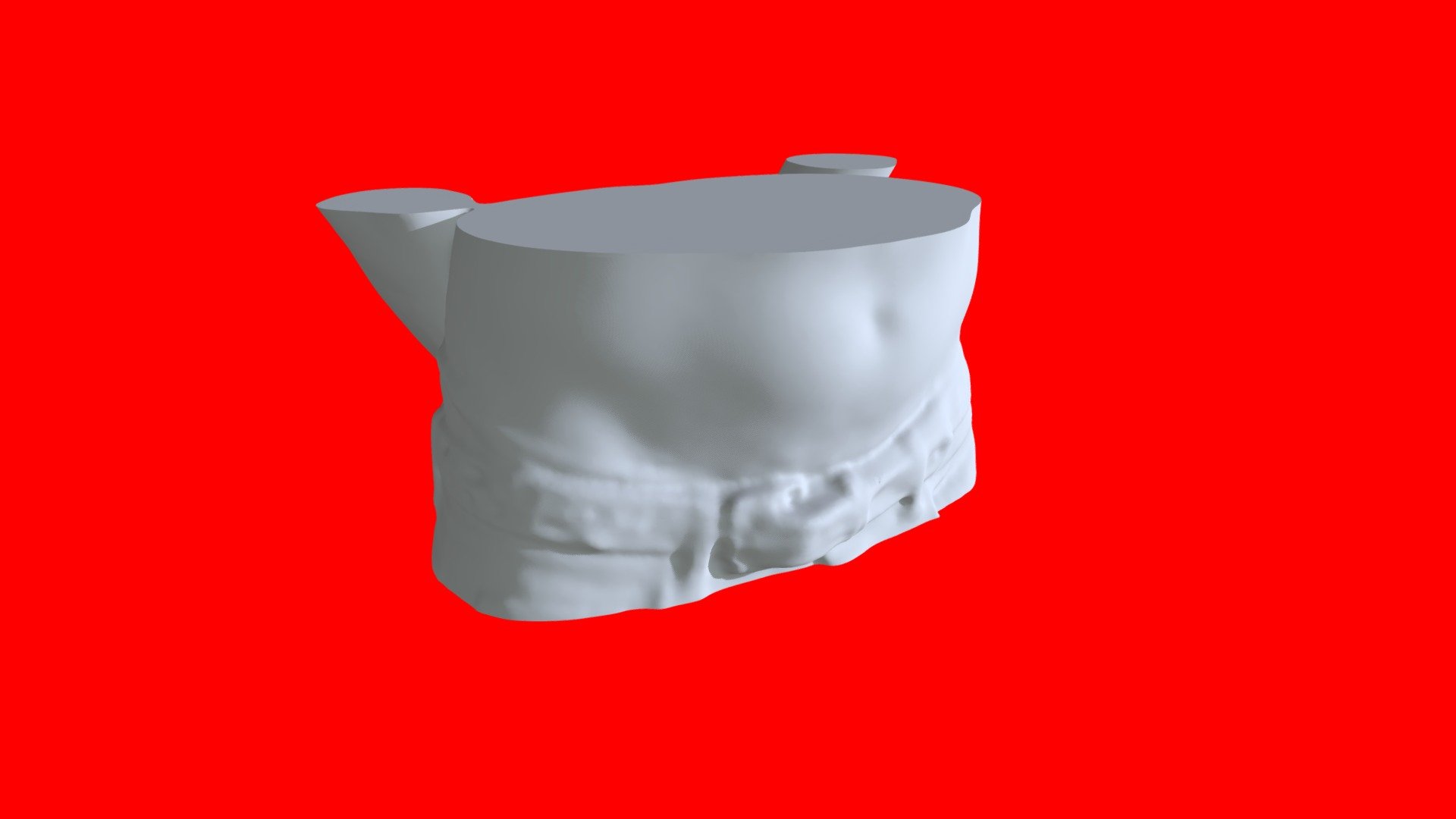 The Neuroscientists belly - 3D model by Graham Hudson ...