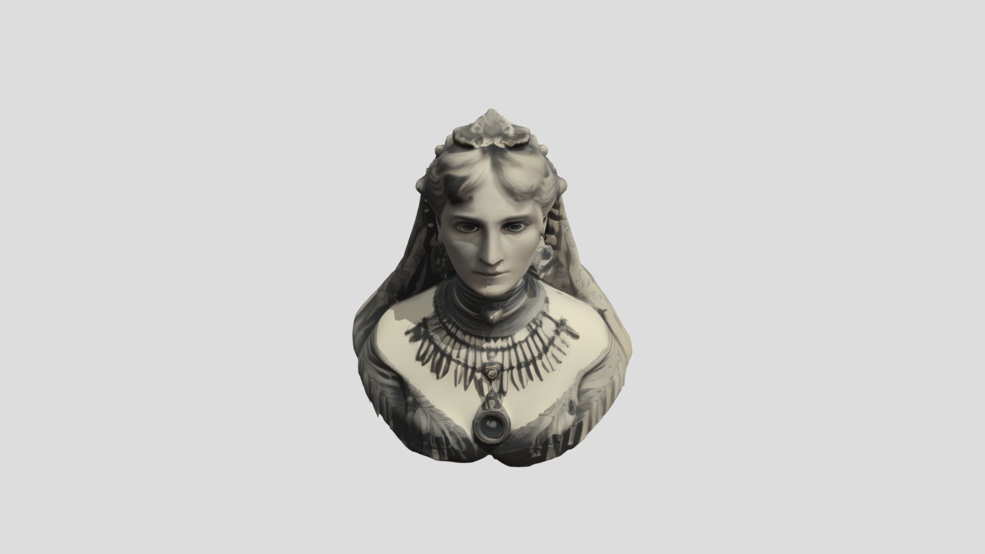 historical figure in ornate attire - 3D model by zolt3d [c933505 ...