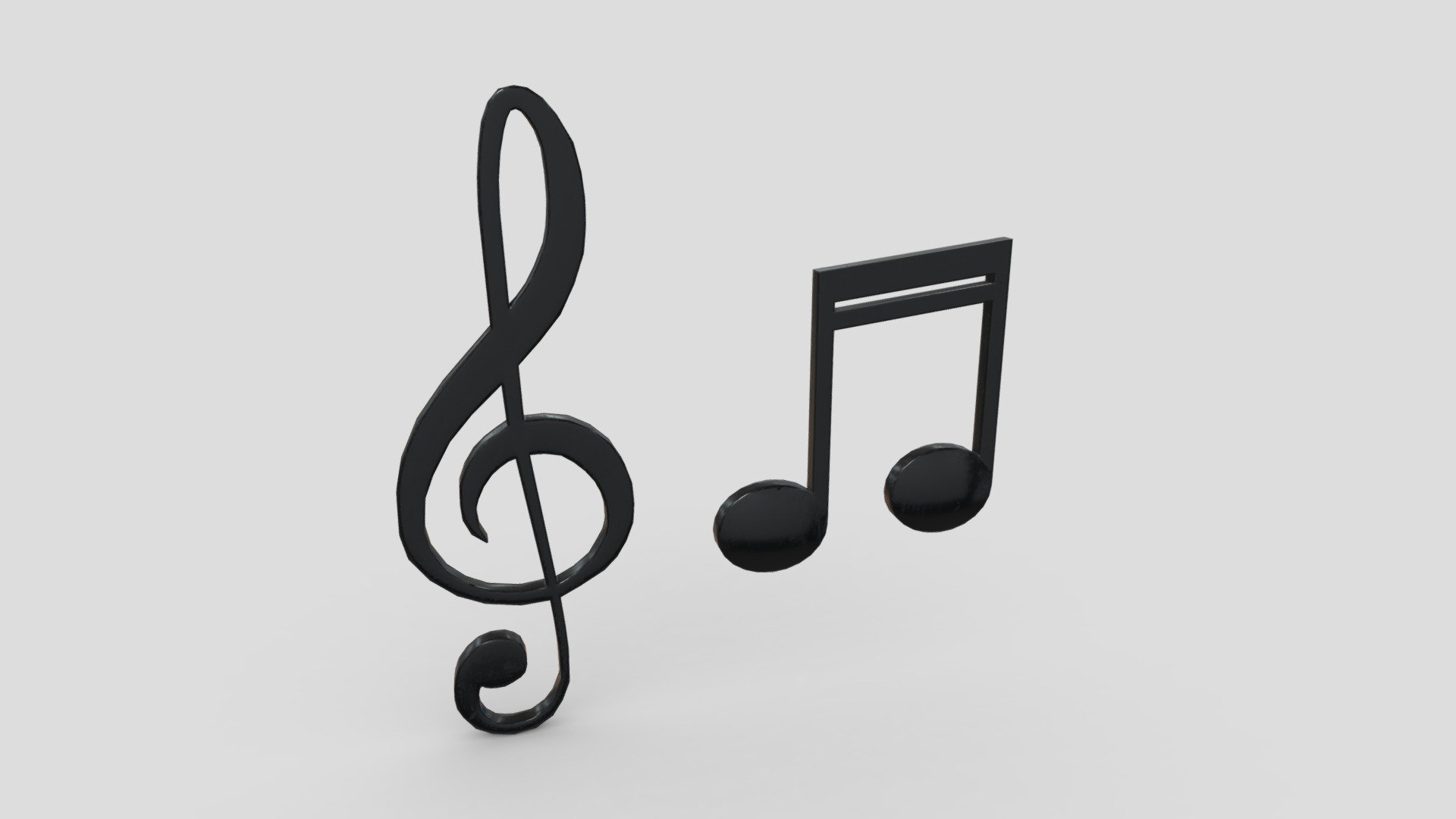 Musical Note 4 - Buy Royalty Free 3D model by plaggy [c9349a6 ...