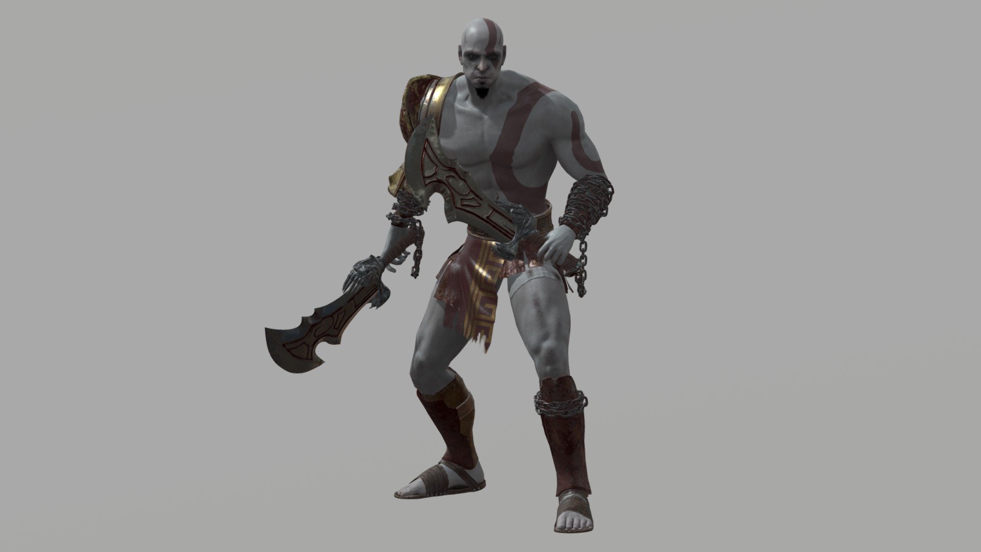 Kratos - 3D model by DalMak (@myongya123456) [c934ab5] - Sketchfab