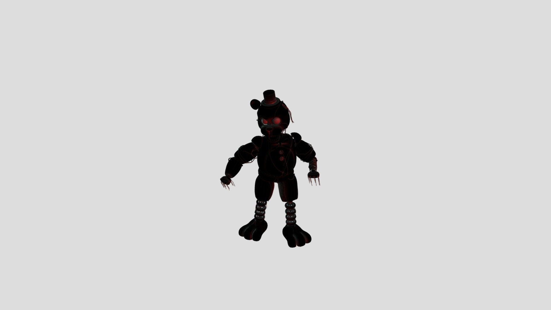 Ignited Freddy - Download Free 3D model by juh_models [c934d31] - Sketchfab