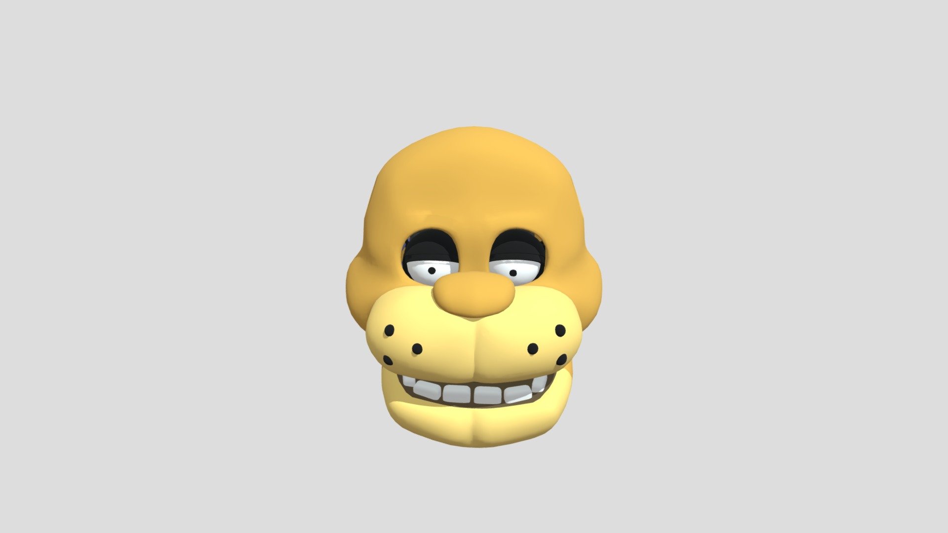Freddy head 2 - Download Free 3D model by Nacho1012 [c9353fd] - Sketchfab