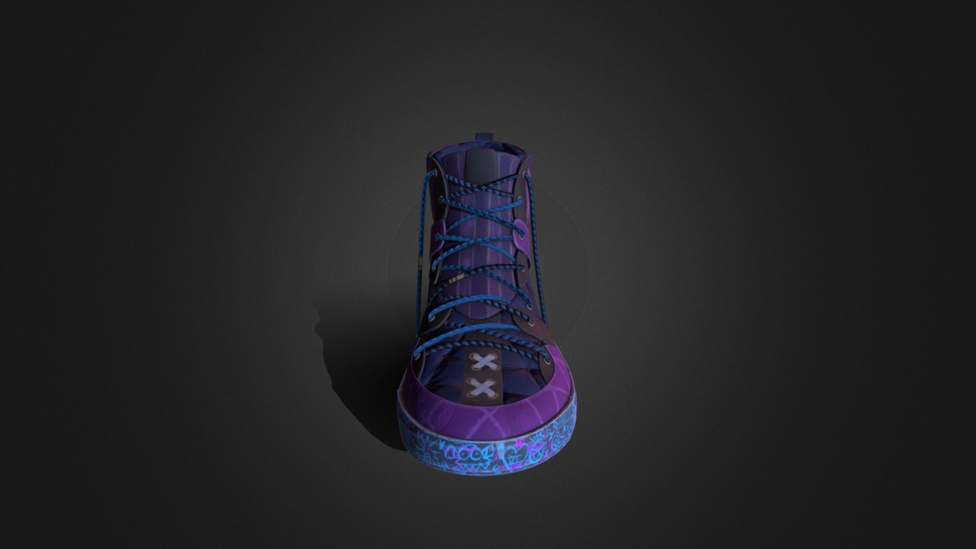 #thegreatshoecase Jinx themed boot - 3D model by Gosselet Léo ...