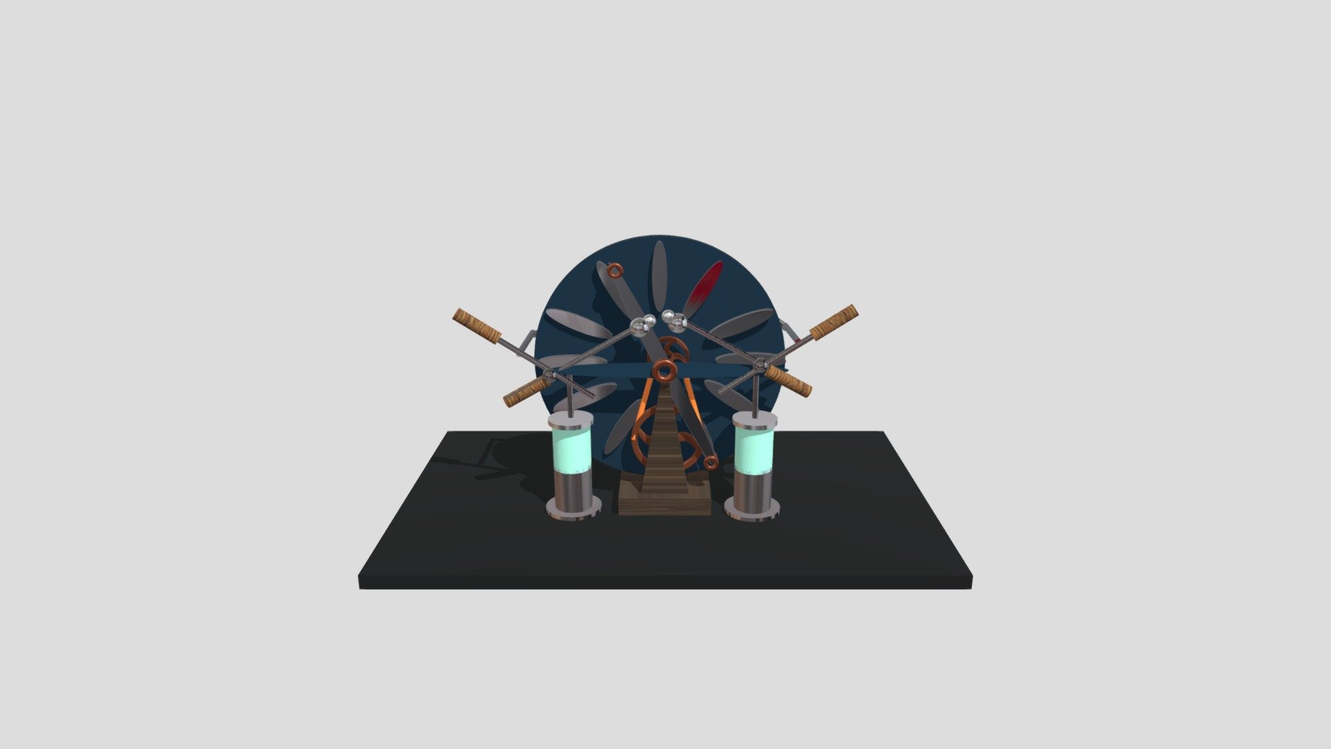 GENERATORE DI WIMSHURST - Download Free 3D model by Nemo steampunk ...