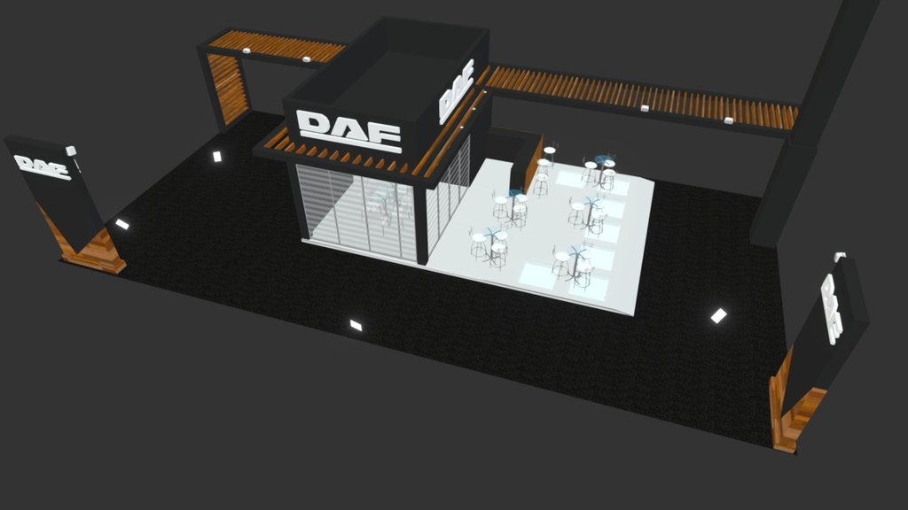 DAF - 3D model by EX8 Studio (@treestands) [c9372c0] - Sketchfab