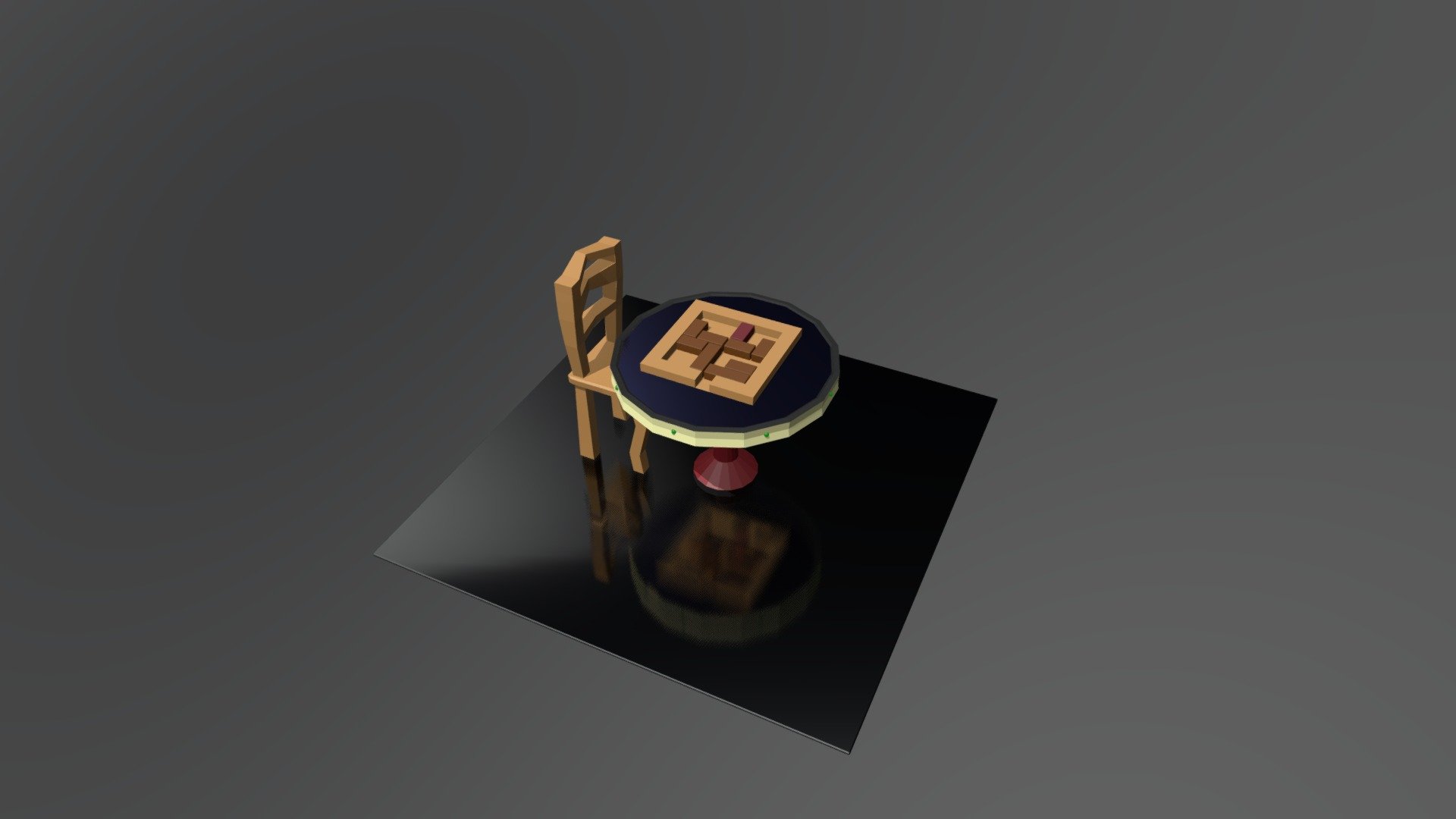 Block puzzle and table - 3D model by SteinCr [c9380c2] - Sketchfab