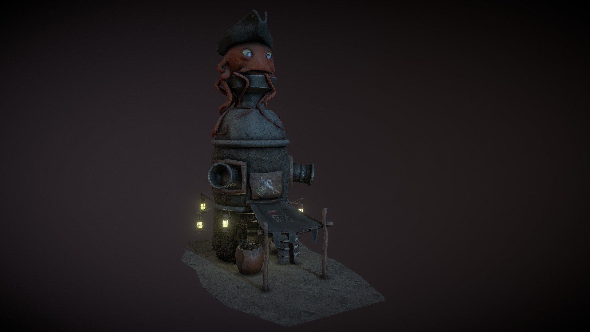 Pirate store - 3D model by Luca (@luca.patane90) [c93a897] - Sketchfab