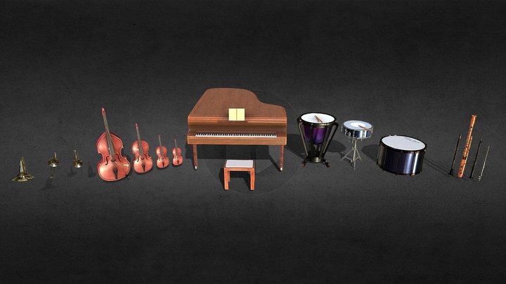 Flute 3D models - Sketchfab