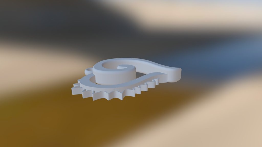 Bass Clef inspired Pendant 1 - 3D model by Aimee360 [c93e3c5] - Sketchfab
