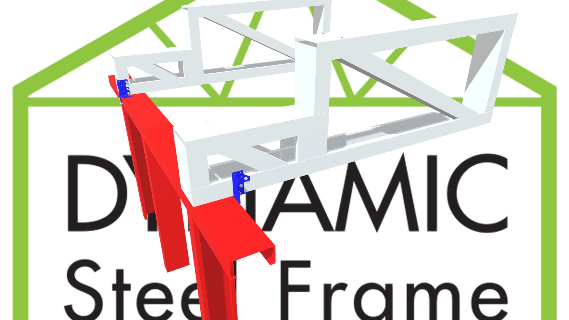 truss connection 1 - 3D model by Dynamic Steel Frame ...