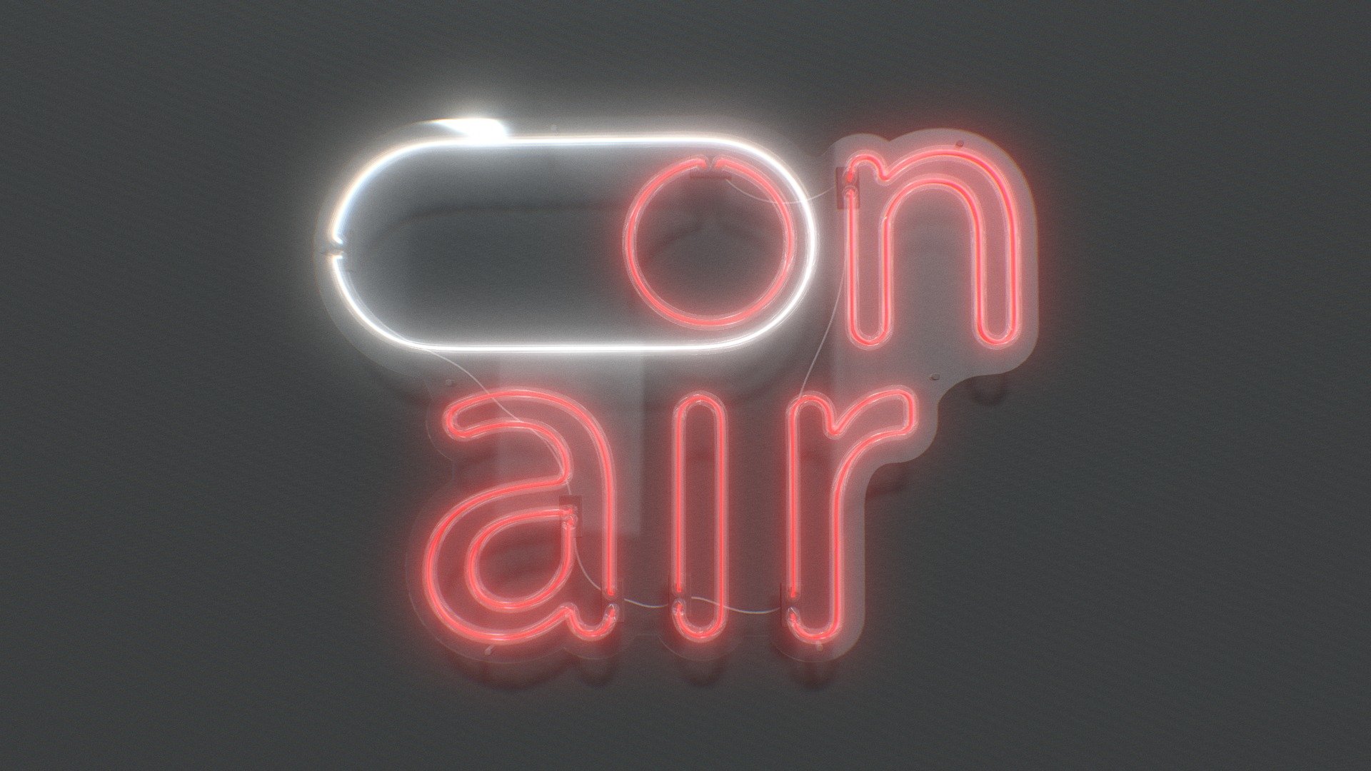 On Air 1 - Neon Sign - 3D model by NEONPLEX [c93eef6] - Sketchfab