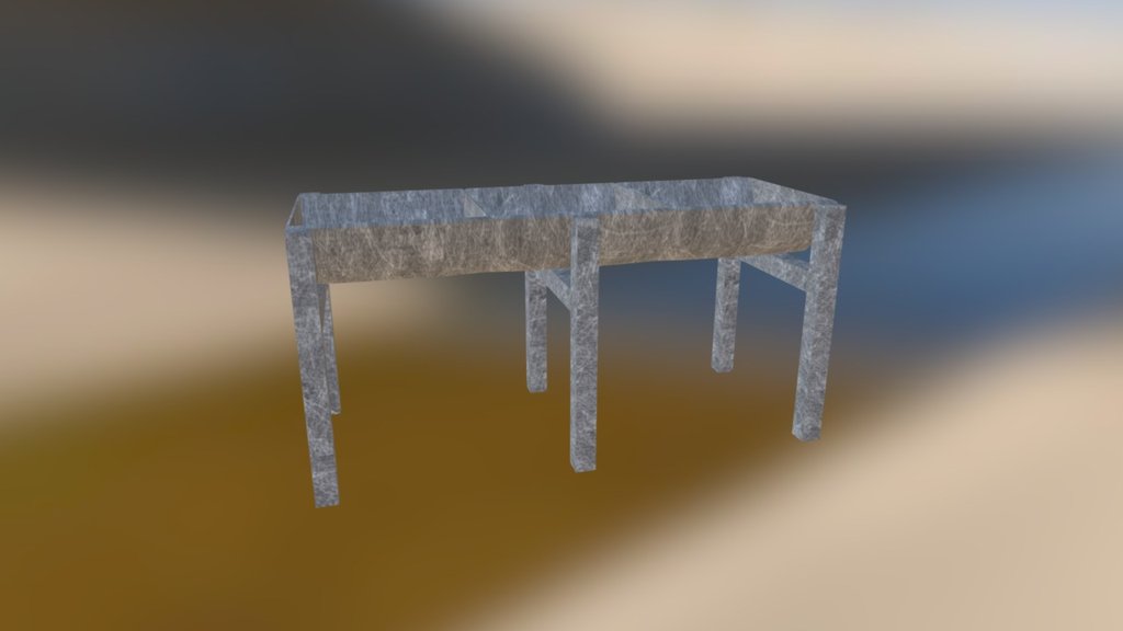 Trough - 3D model by lavacookies [c93f53b] - Sketchfab