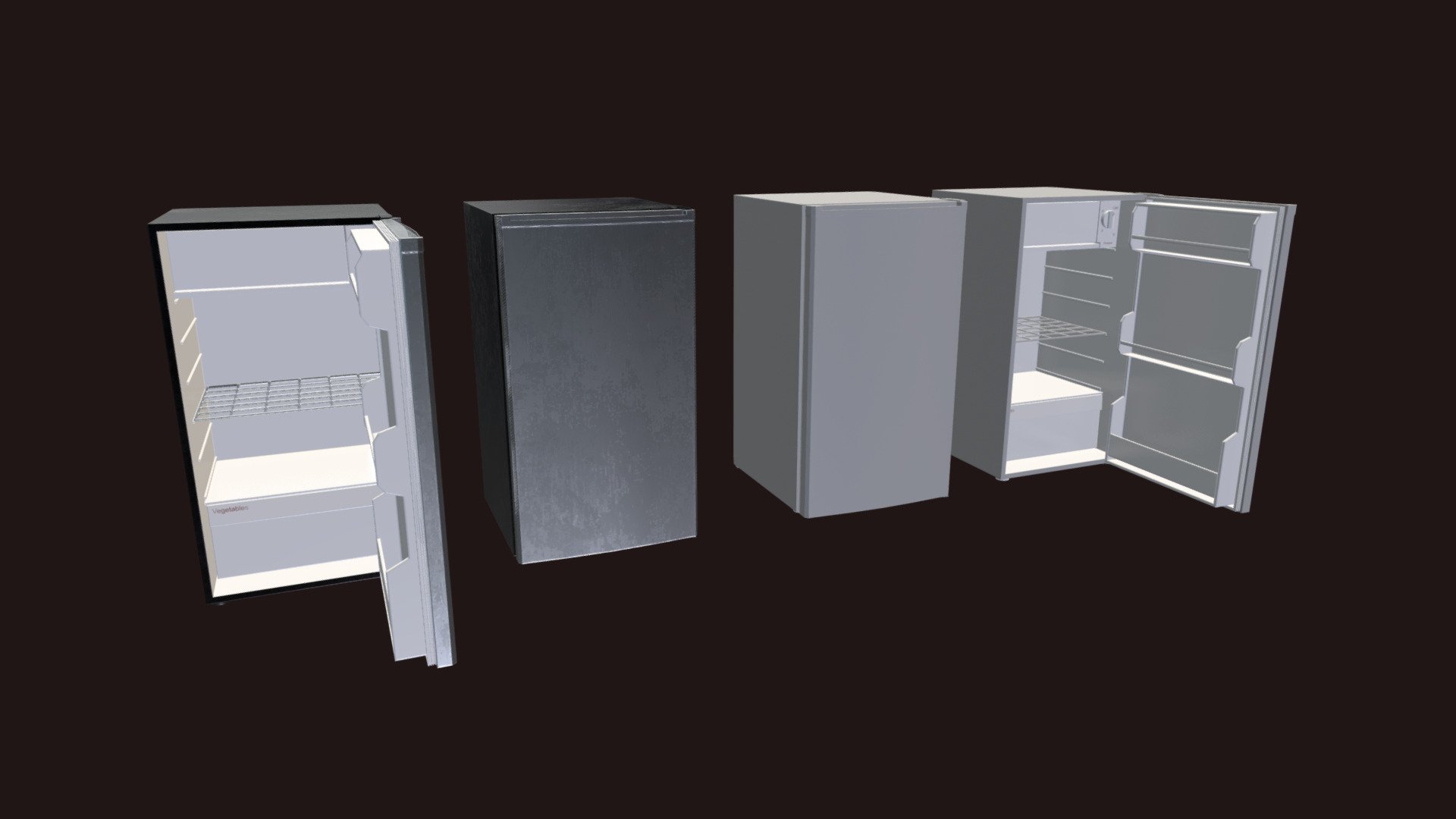 MiniFridge - Buy Royalty Free 3D model by Caxtor [c940bd9] - Sketchfab ...