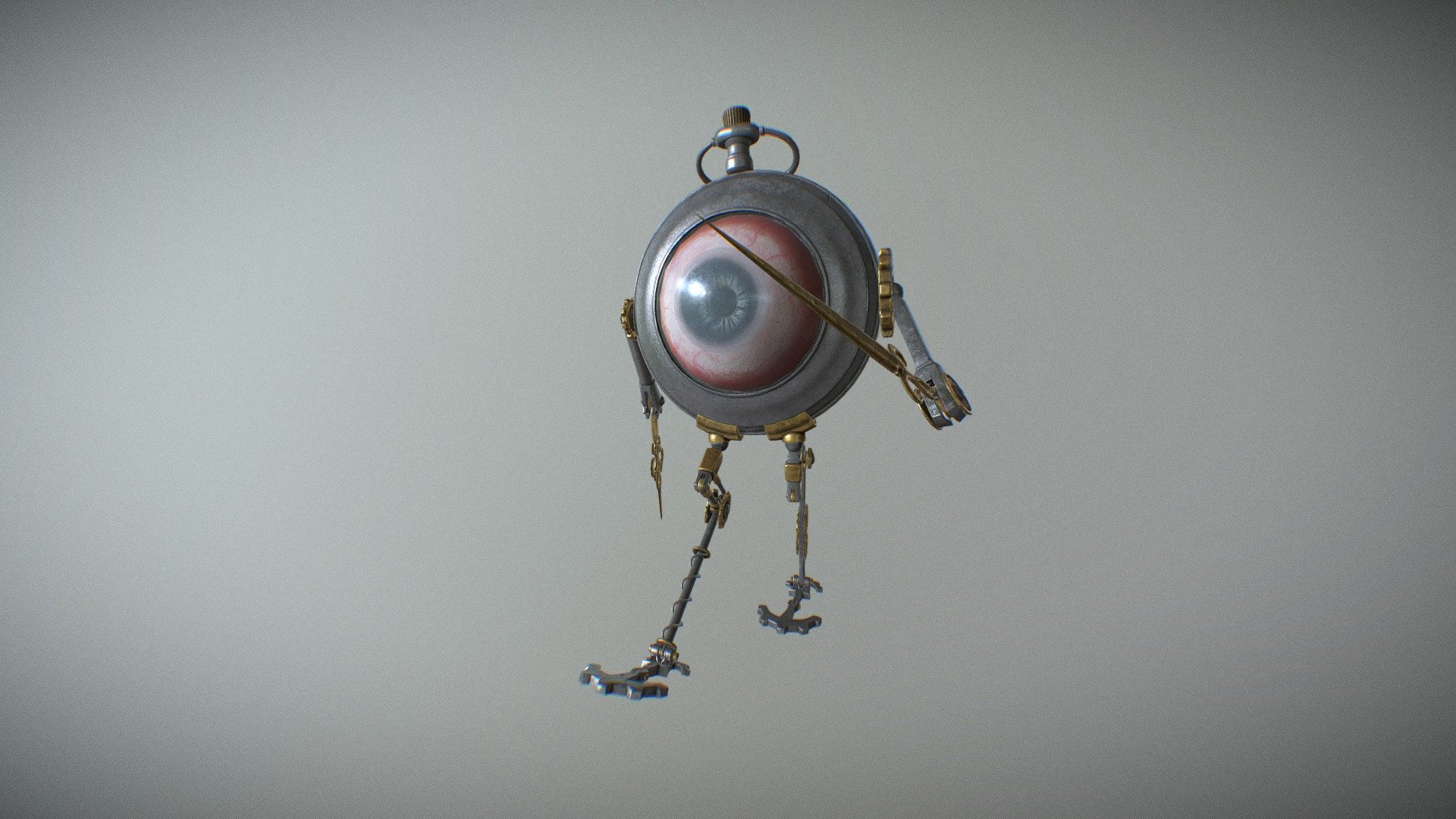 Pocket Watch Character - 3D model by Jairo Alzate (@jairoalzate ...