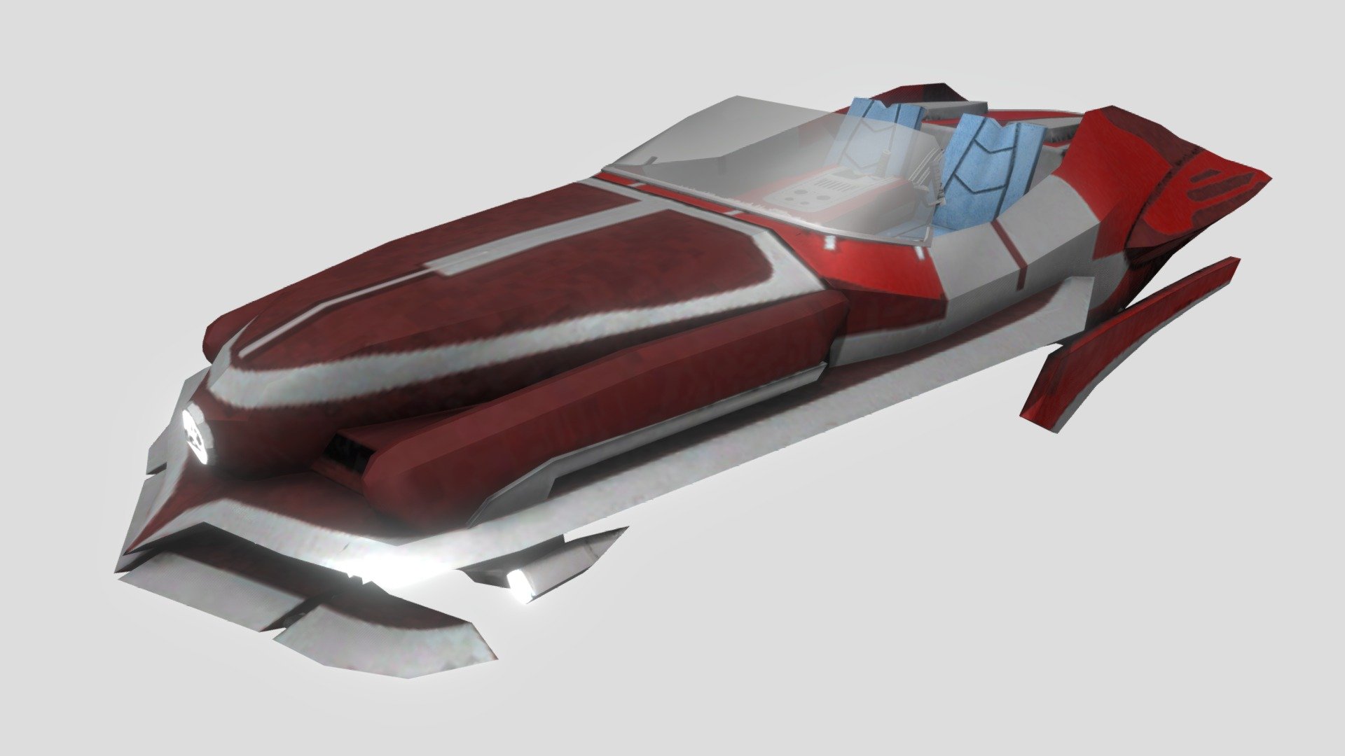 Star Wars Galaxies - XJ-2 Airspeeder - Download Free 3D model by fred346b [c9445e7] - Sketchfab