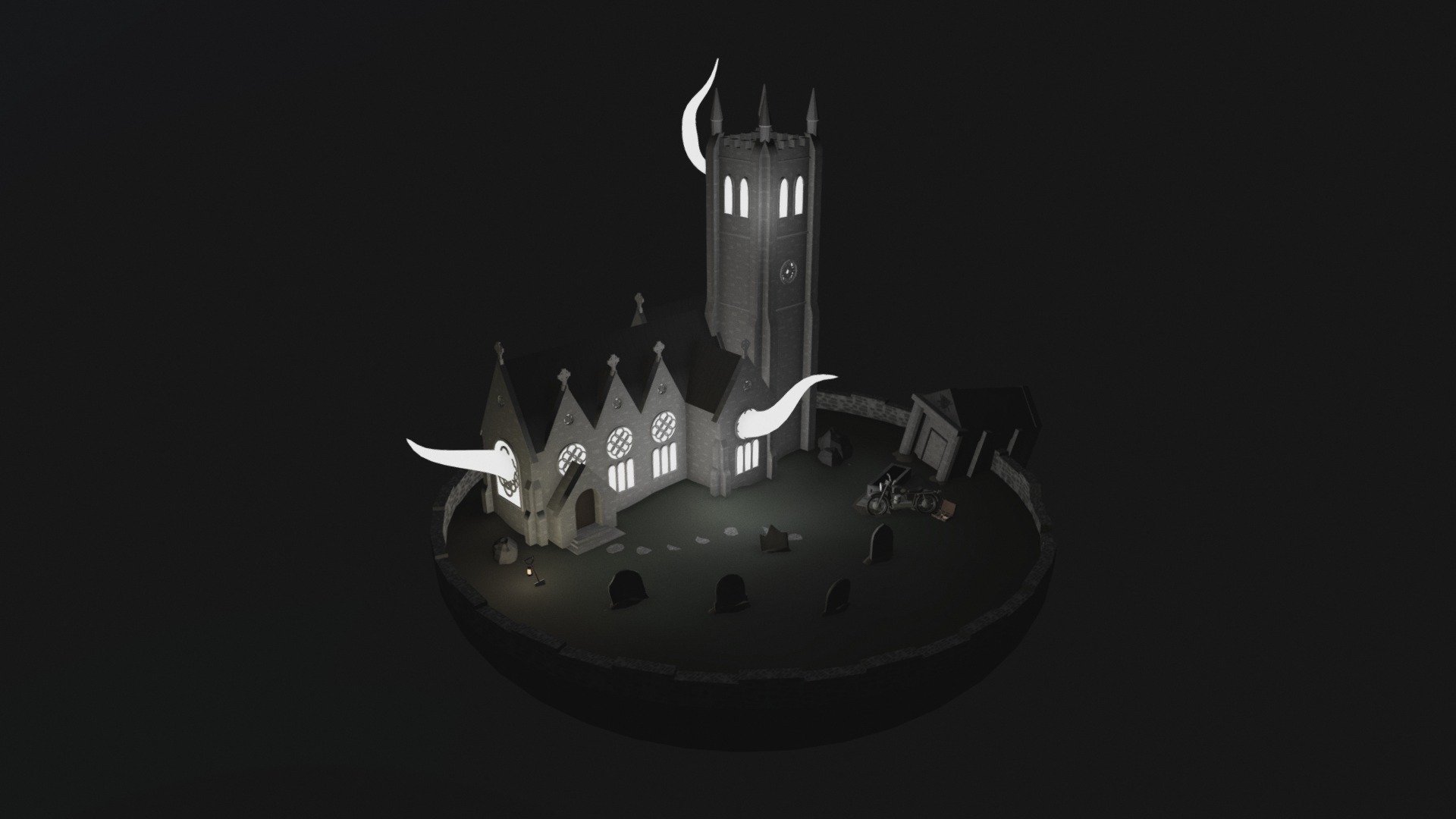 Gothic Church - 3D model by Harry Wren (@HarryWren345) [c94549a ...