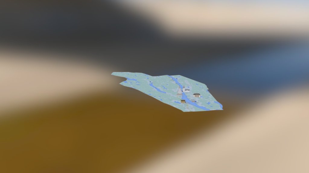 Sunne kommun Turistkarta - 3D model by roffepersson [c94631c] - Sketchfab