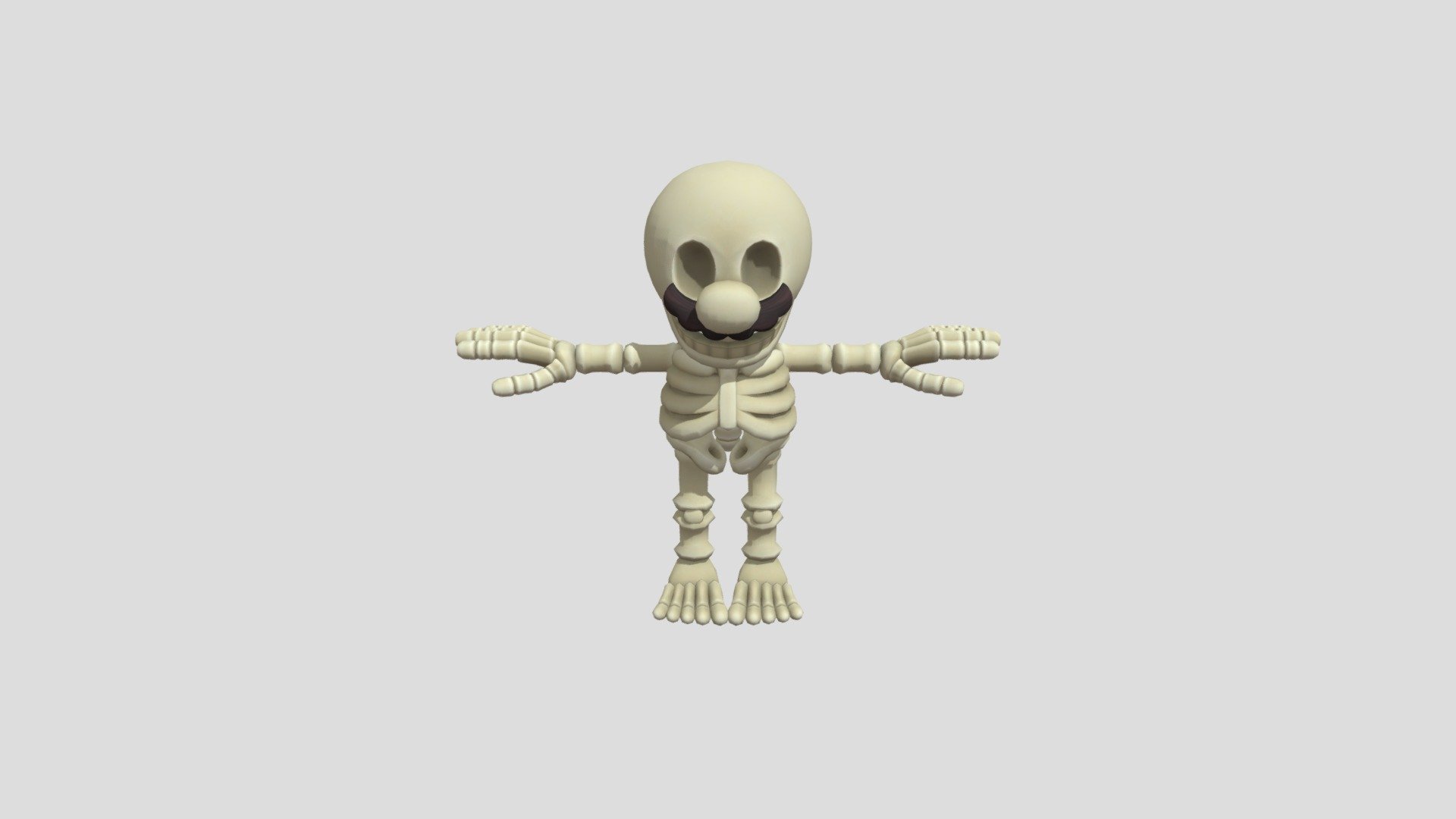 Super Mario Odyssey - Mario Skeleton - Download Free 3D model by H ...