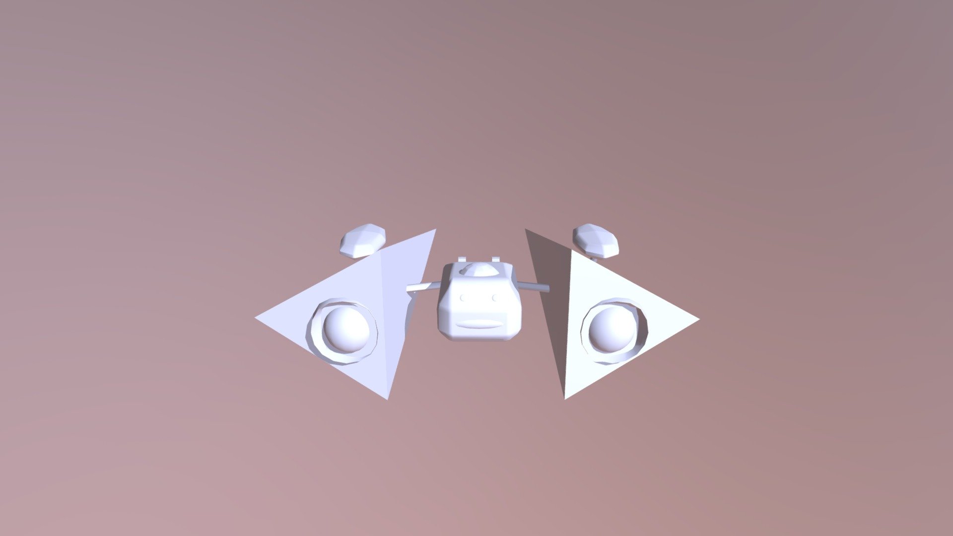 Untextured Tiny Spaceship - Download Free 3D model by sandeia [c94851f ...