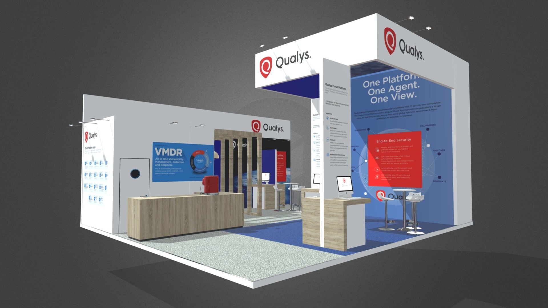 Qualys Infosec - 3D model by Envisage Brand Experiences ...