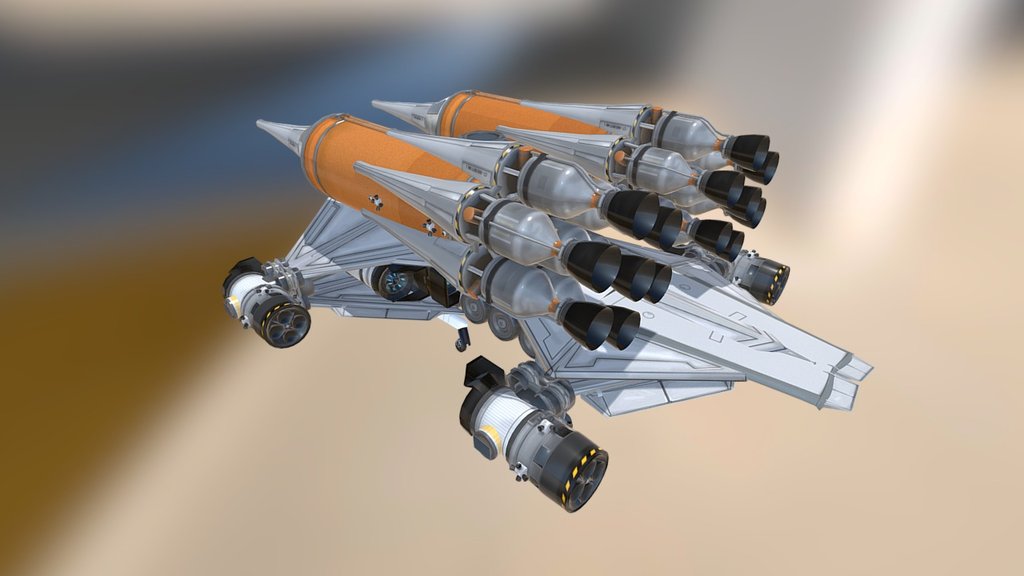 LDOD-V MK1 with Booster - 3D model by cmhd [c94d9d7] - Sketchfab