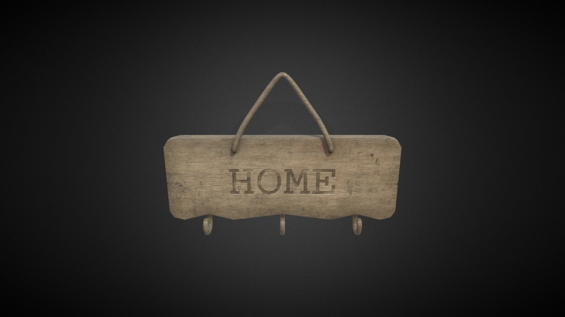 Low Poly Keychain - 3D model by Muzaffer Dutar (@Muzaffer.) [c94e6ef ...