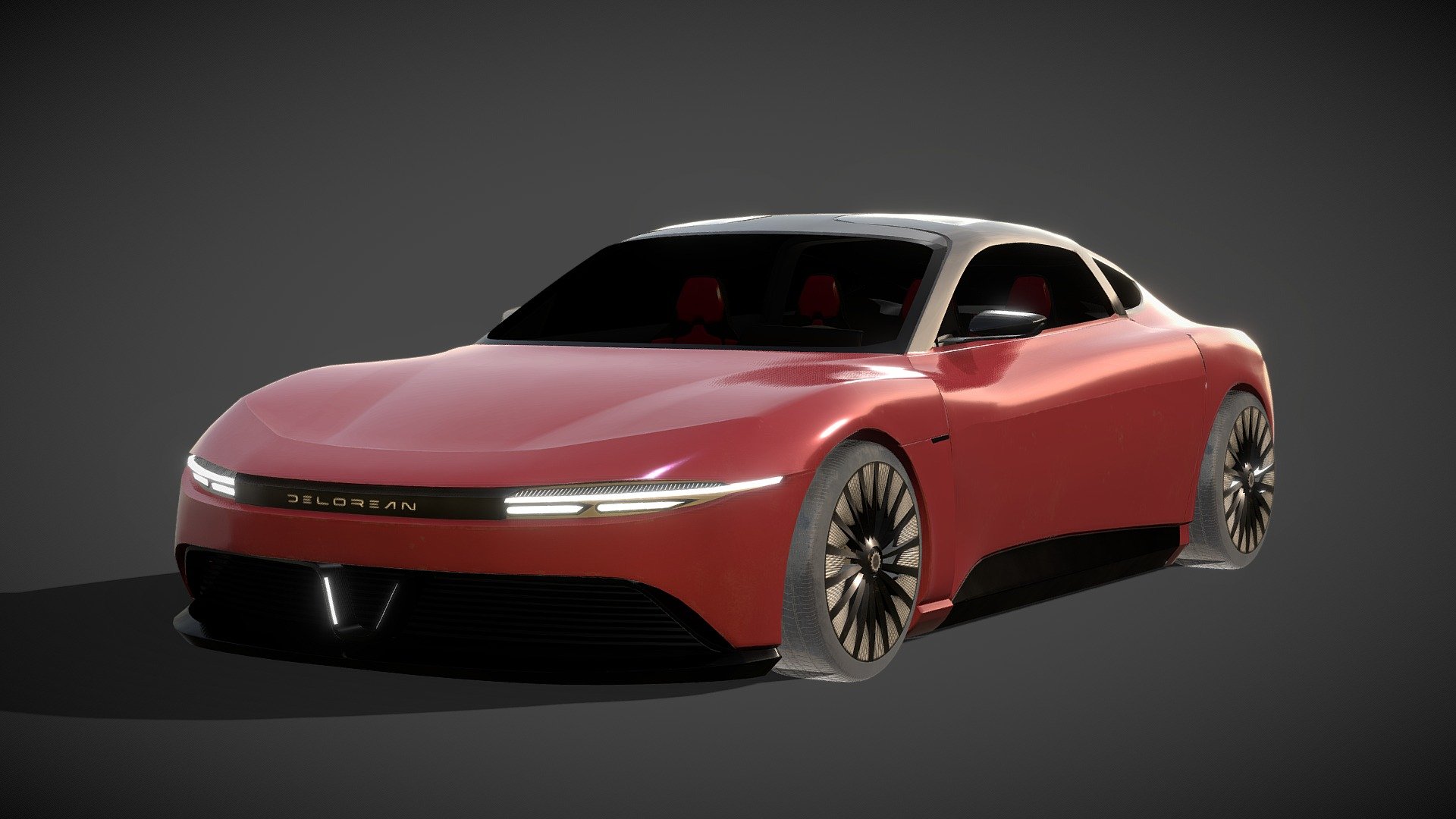 DeLorean Alpha 5 (Rigged) - Buy Royalty Free 3D model by sarvesh777 ...