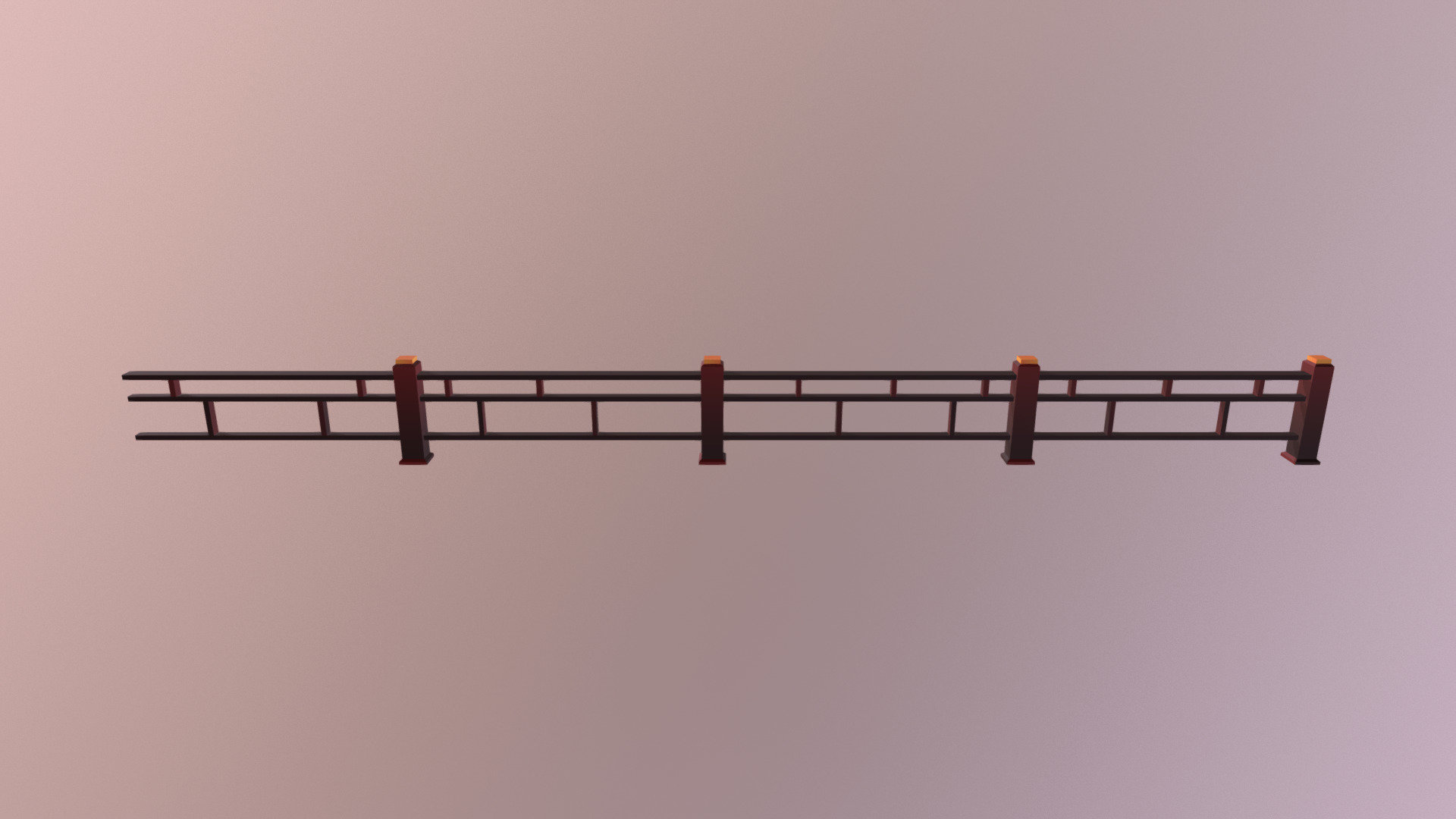 Railing 1 - Download Free 3D model by BenjiToddArtist [c950fa7] - Sketchfab