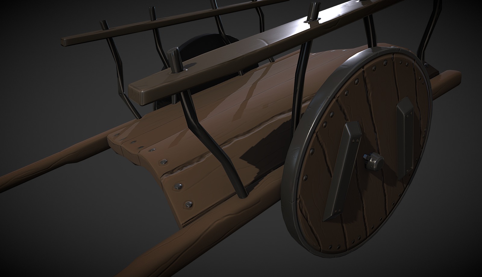 Dark Pilgrim - Medieval Hand Cart - 3D model by Adrian H. (@addddy ...