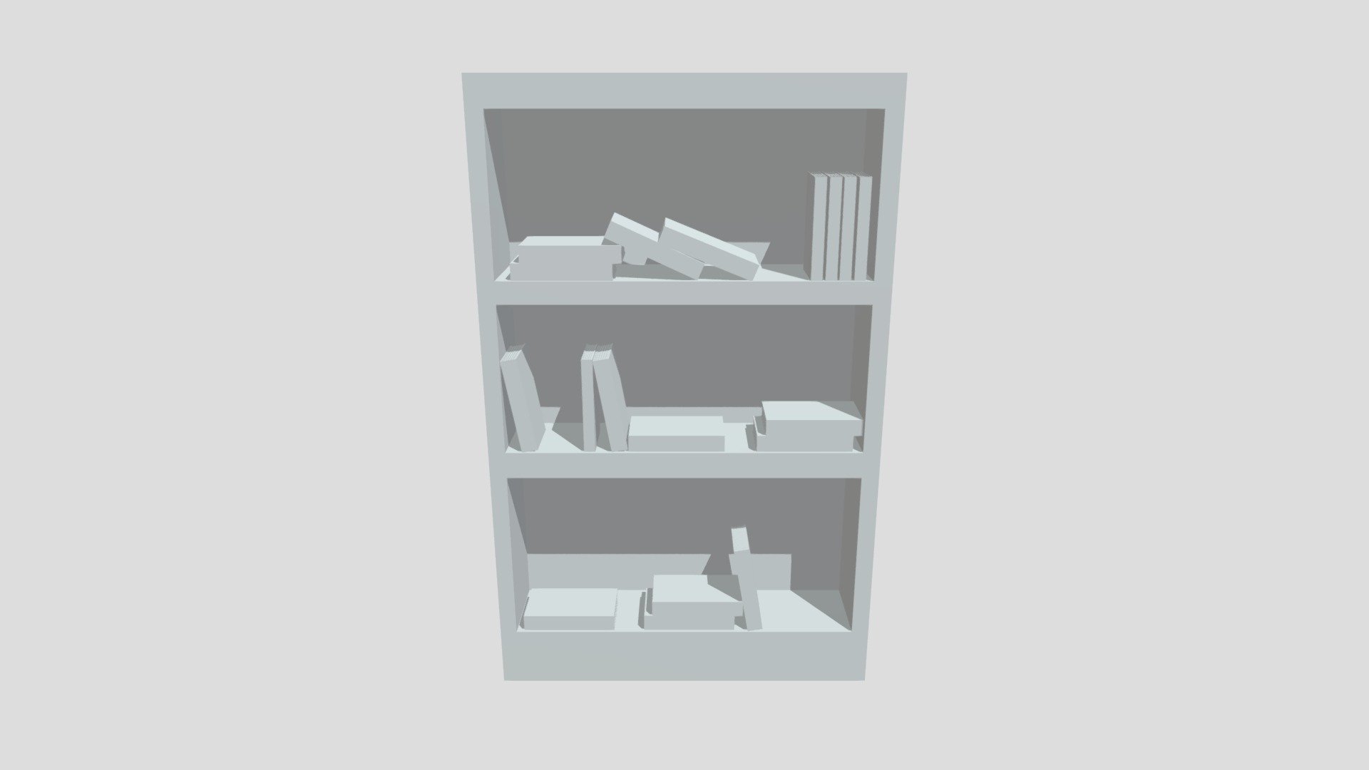 Bookshelf - 3D model by Saint.Orin [c954baa] - Sketchfab