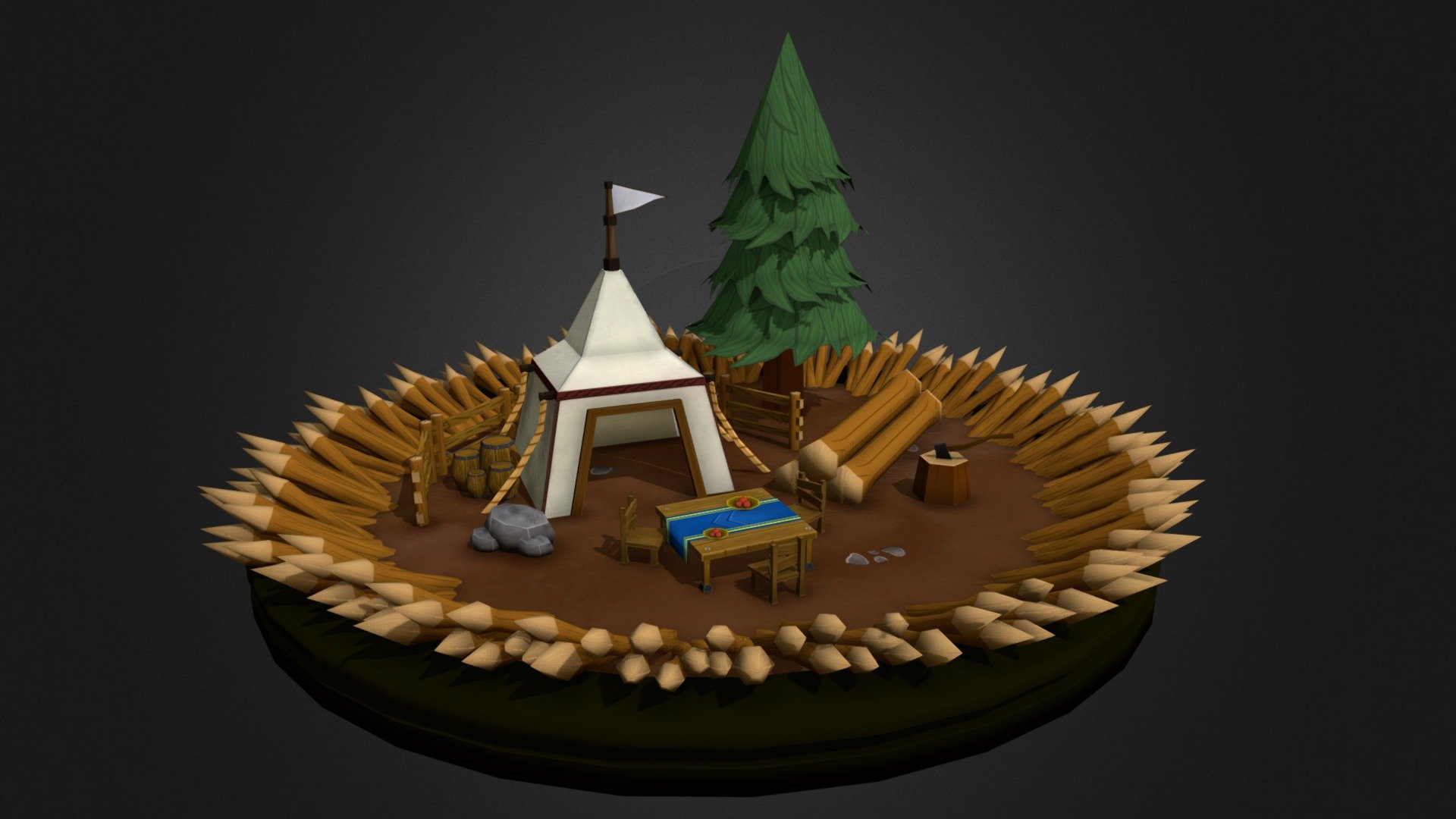 Assets Human Camp - 3D model by mnemoxjr [c956448] - Sketchfab
