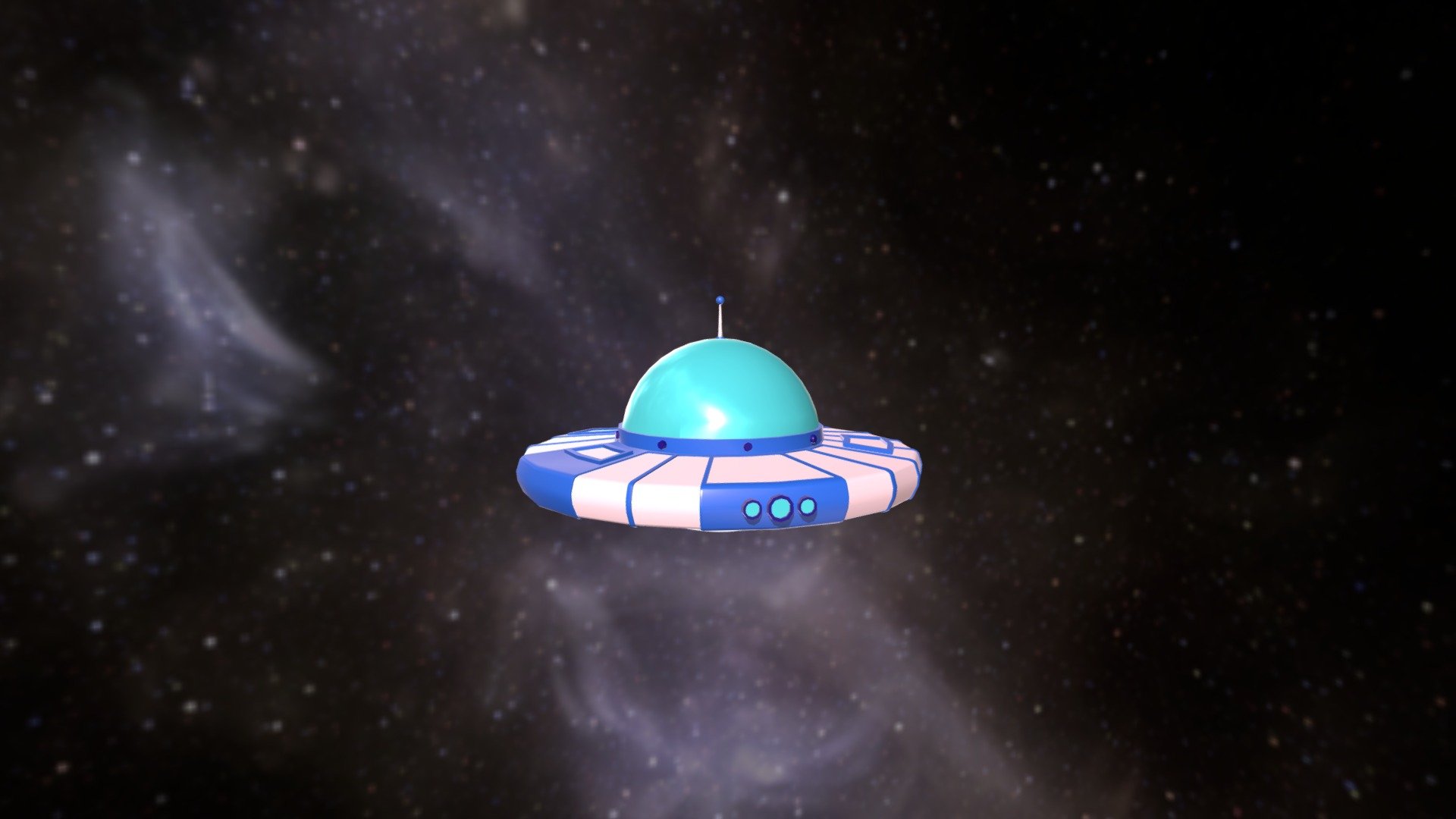 UFO Blue - Download Free 3D model by Kay Nichol (@kaynichol) [c956d22 ...