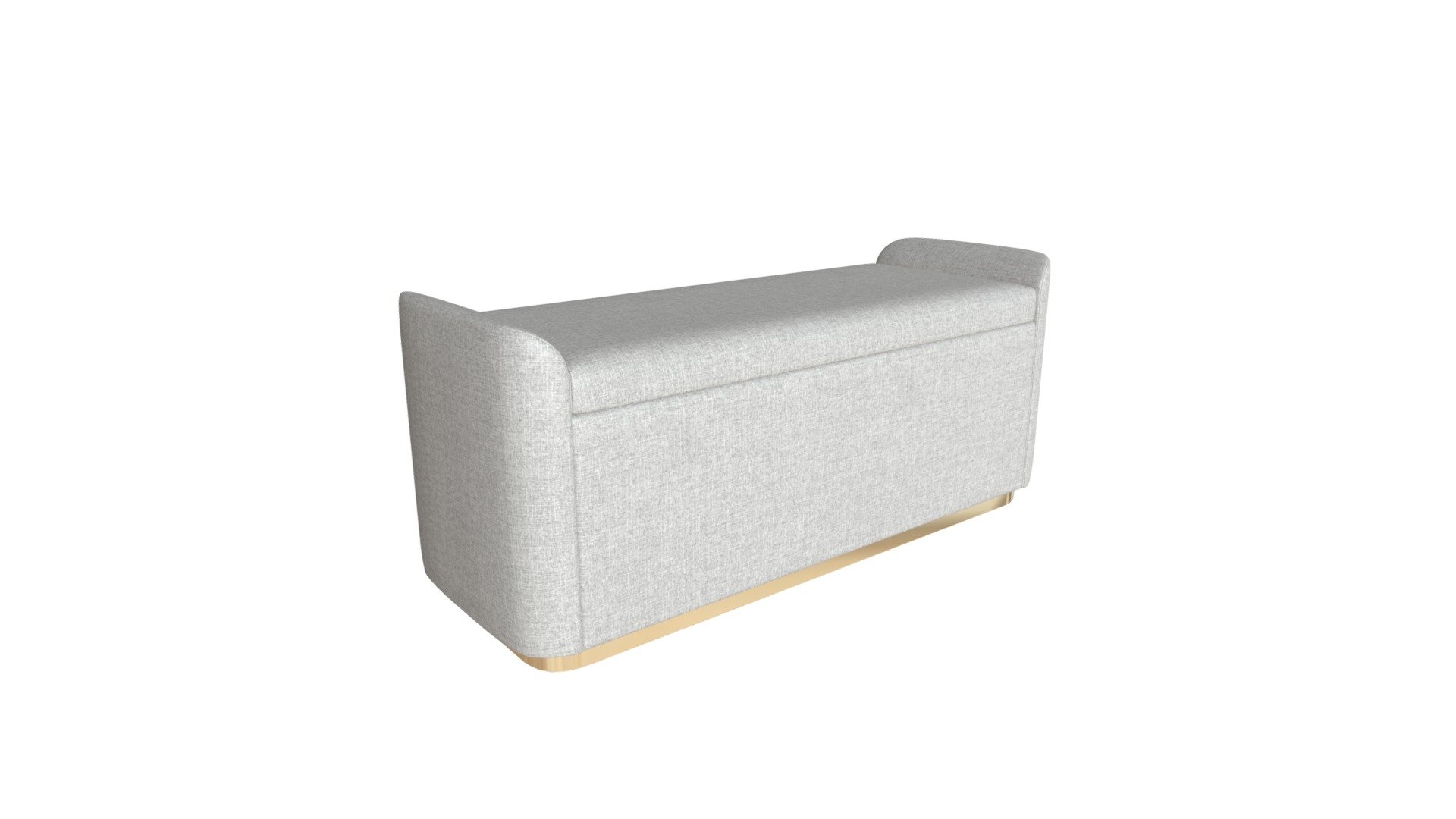 Dobo Storage Bench Gray - 109995 - Buy Royalty Free 3D model by Zuo ...