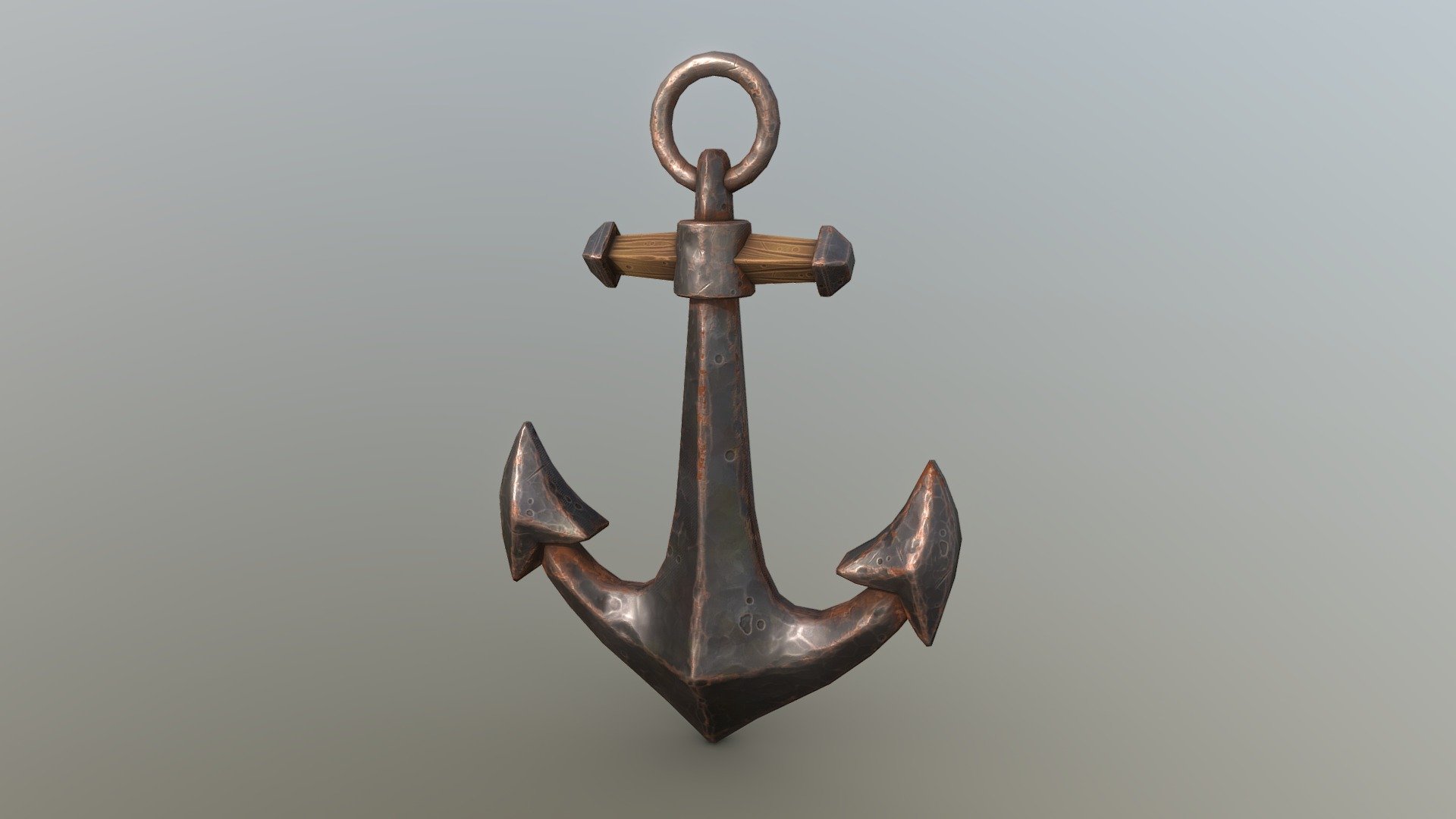 Stylised Pirate Anchor - 3D model by Simon Knop (@rowan_crossing ...